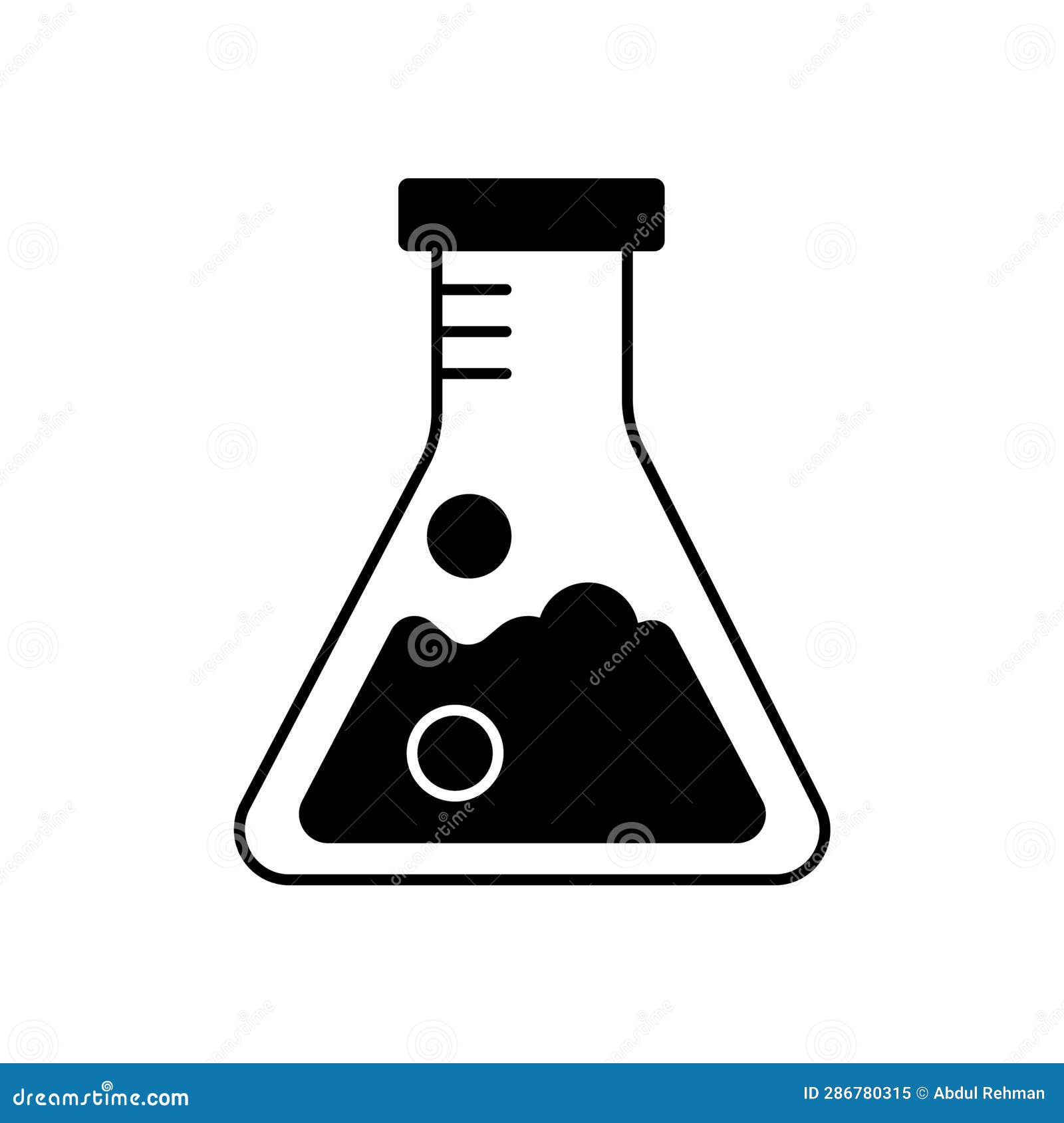 Conical Flask Vector Icon Which Can Easily Modify or Edit. Stock Vector ...