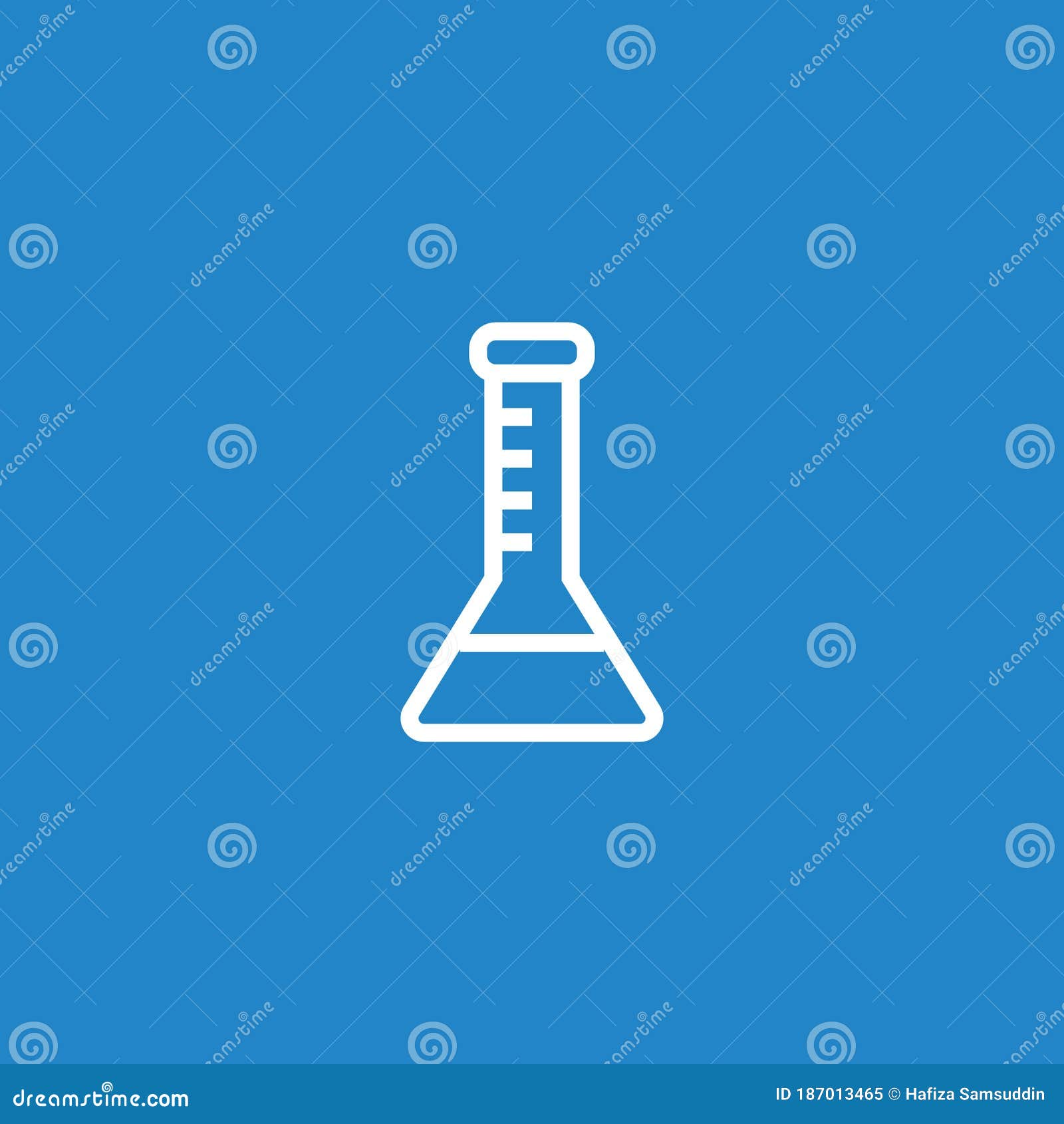 Conical Flask. Vector Illustration Decorative Design Stock Vector ...
