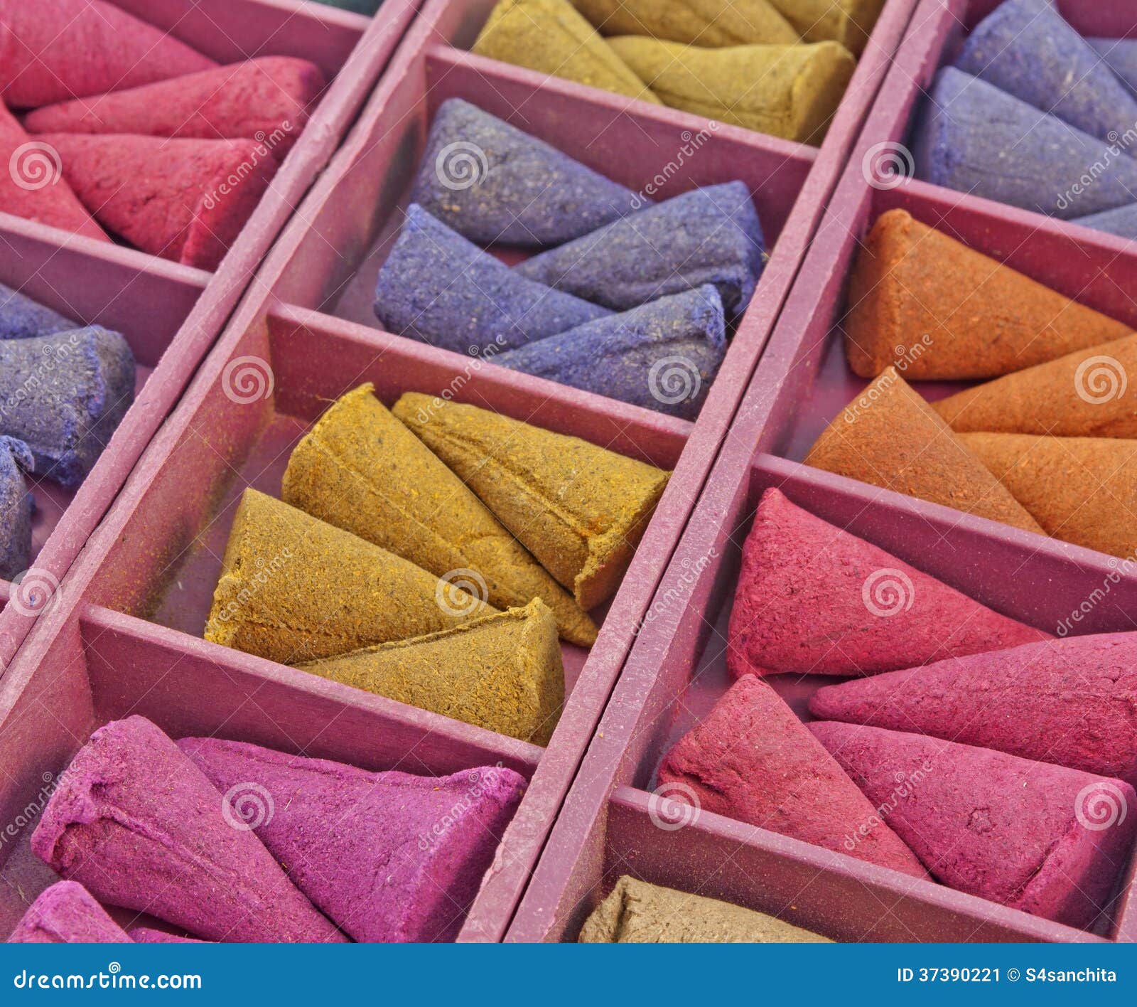 Conical incenses stock image. Image of religion, conical - 37390221