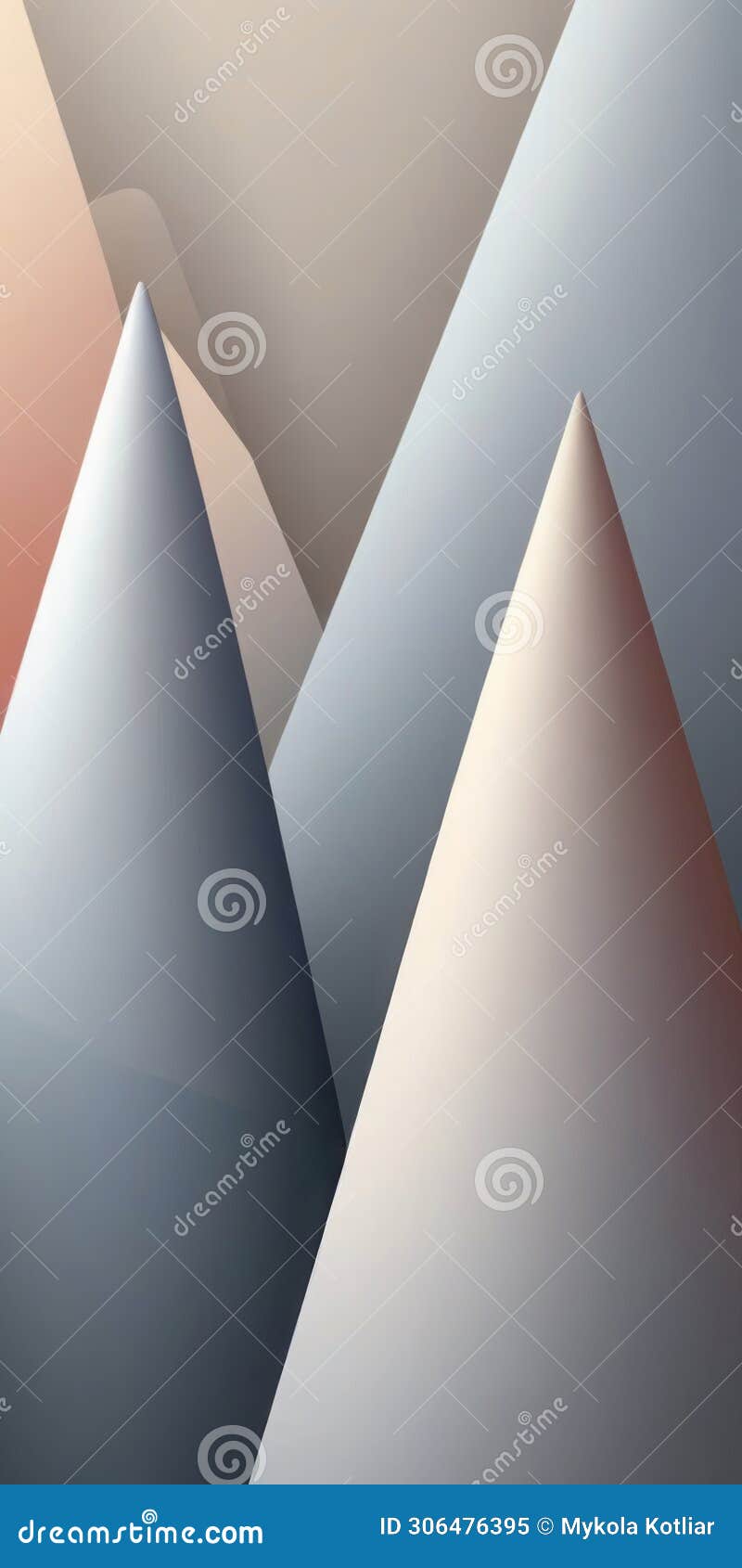 Conical Shapes in Gray Peru Stock Image - Image of wallpaper, conical ...
