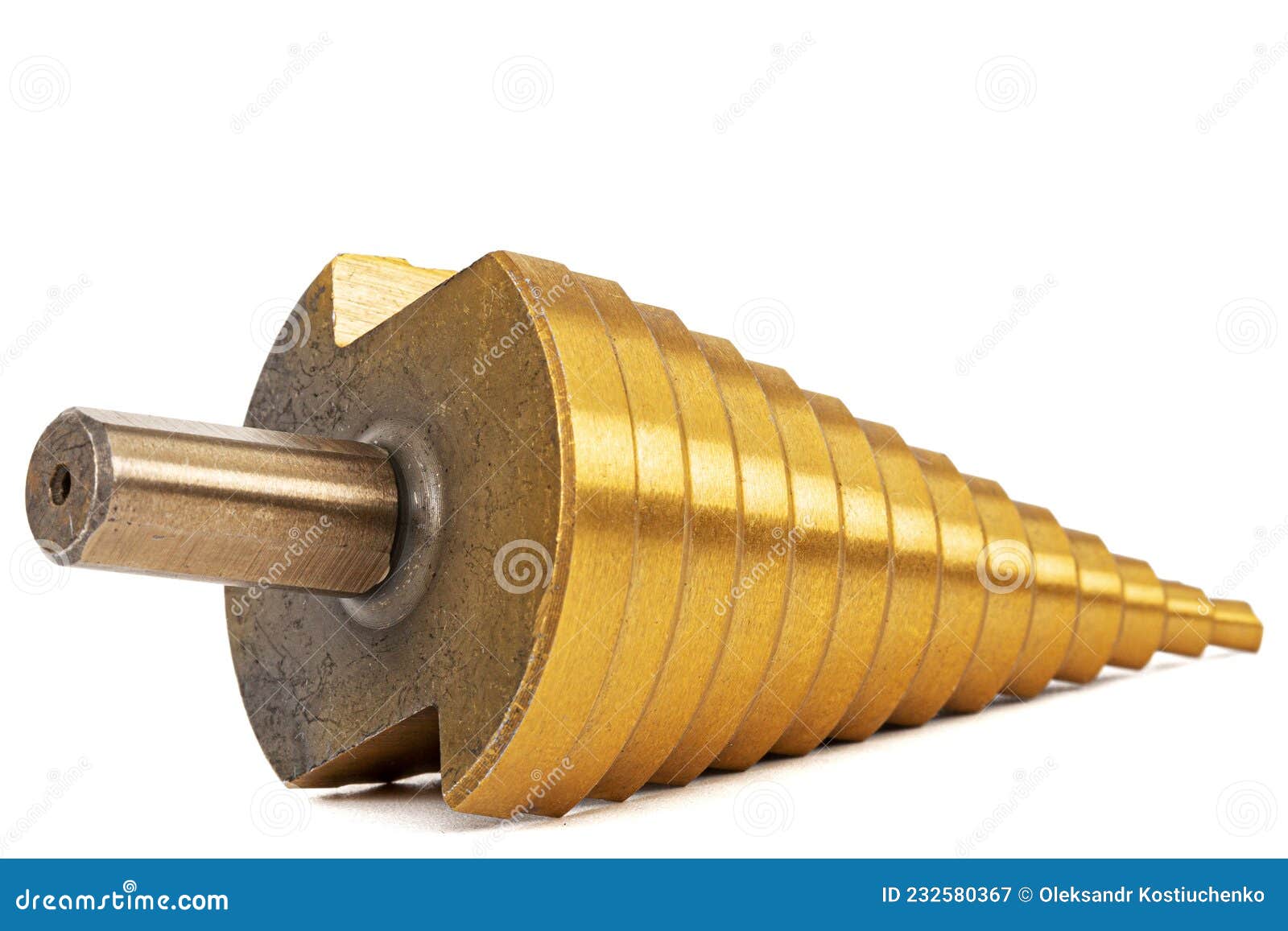 Conical Step Drill for Drilling Holes of Different Diameters, Isolated ...