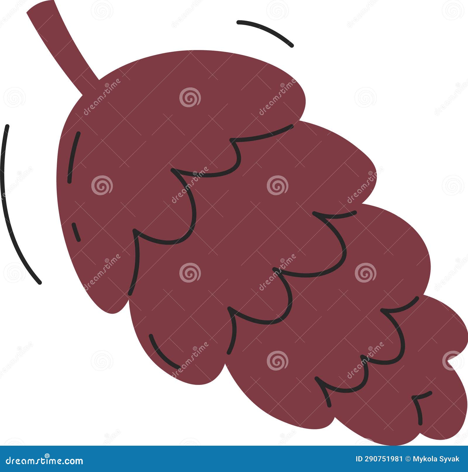 Conifer Cone Plant stock illustration. Illustration of natural - 290751981