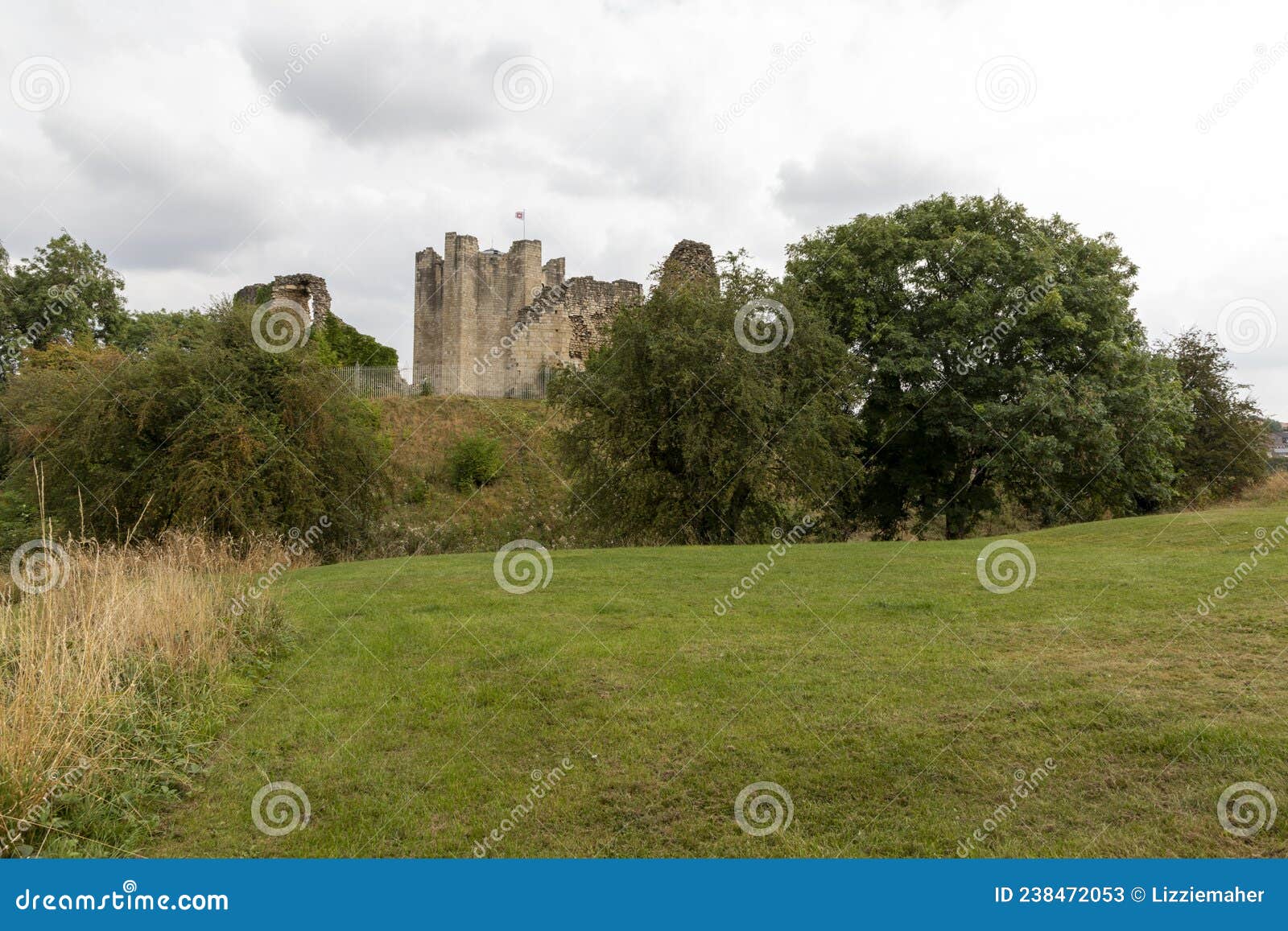 Conisbrough Castle editorial stock photo. Image of historic - 238472053