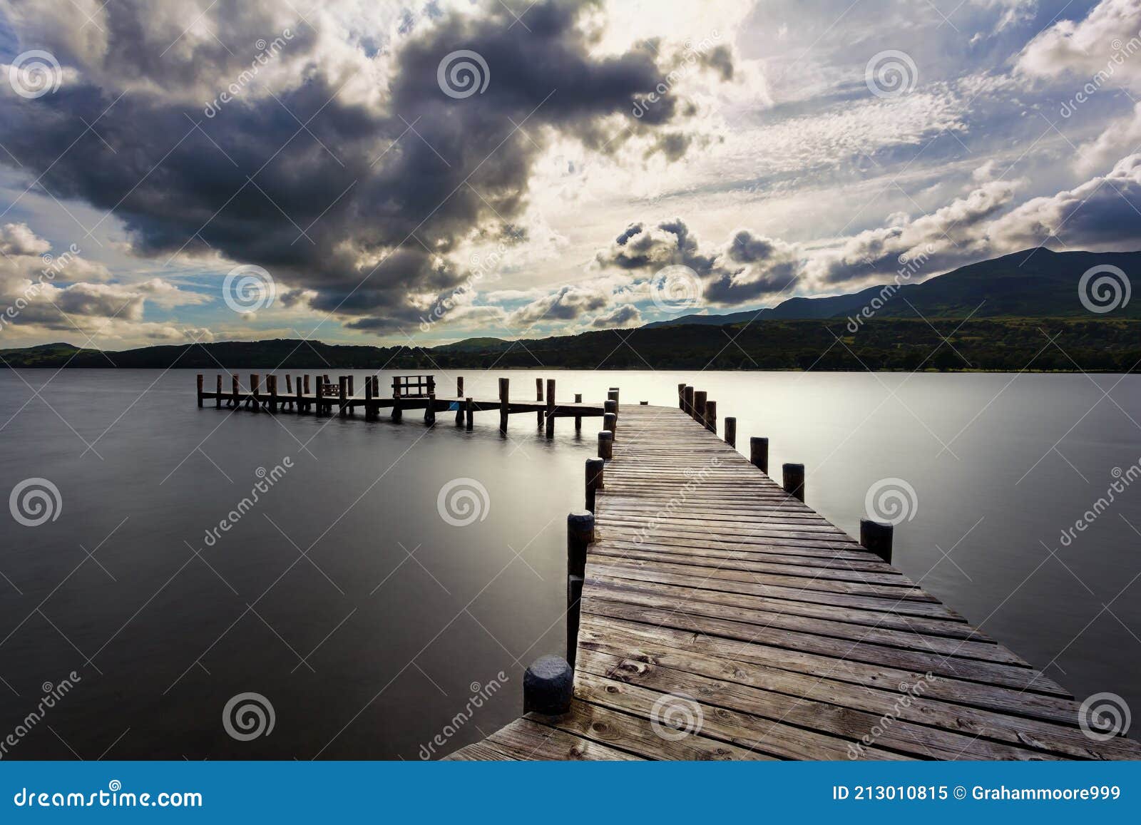 Coniston jetty stock image. Image of outdoor, national - 213010815