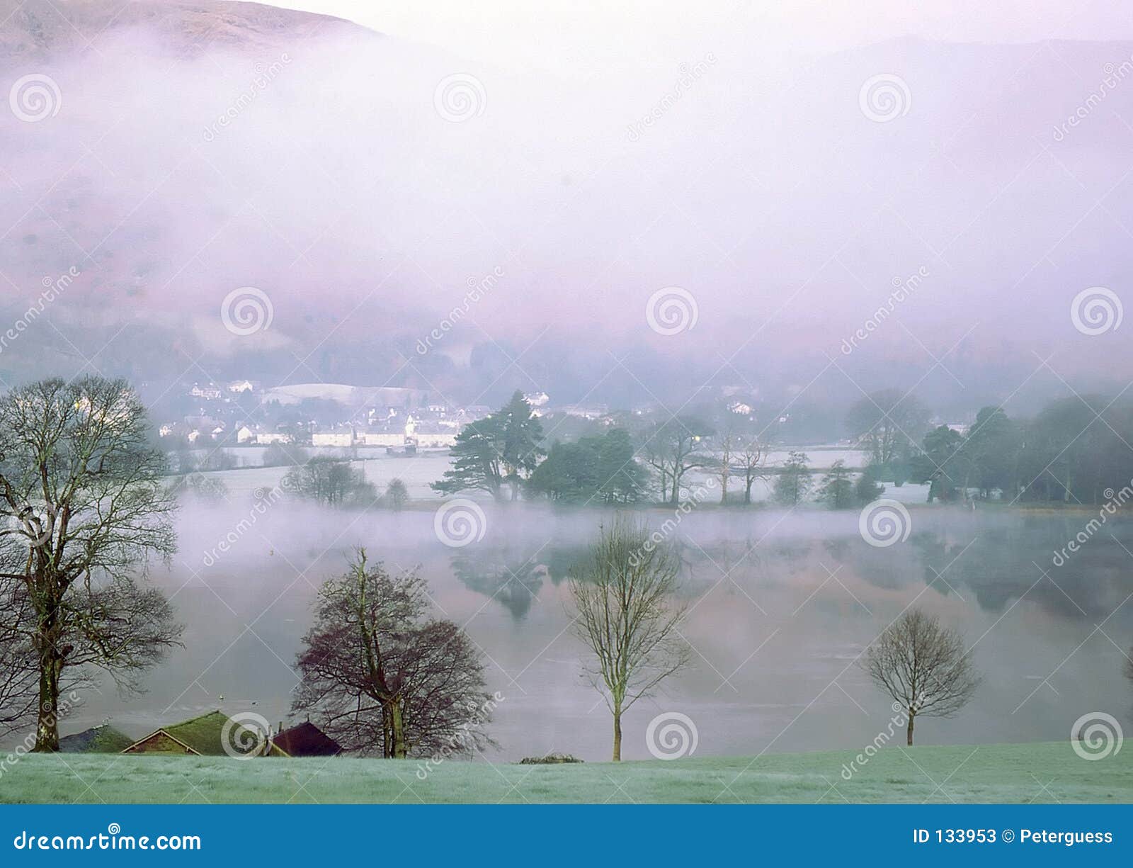 Coniston Water stock image. Image of shore, british, dawn - 133953