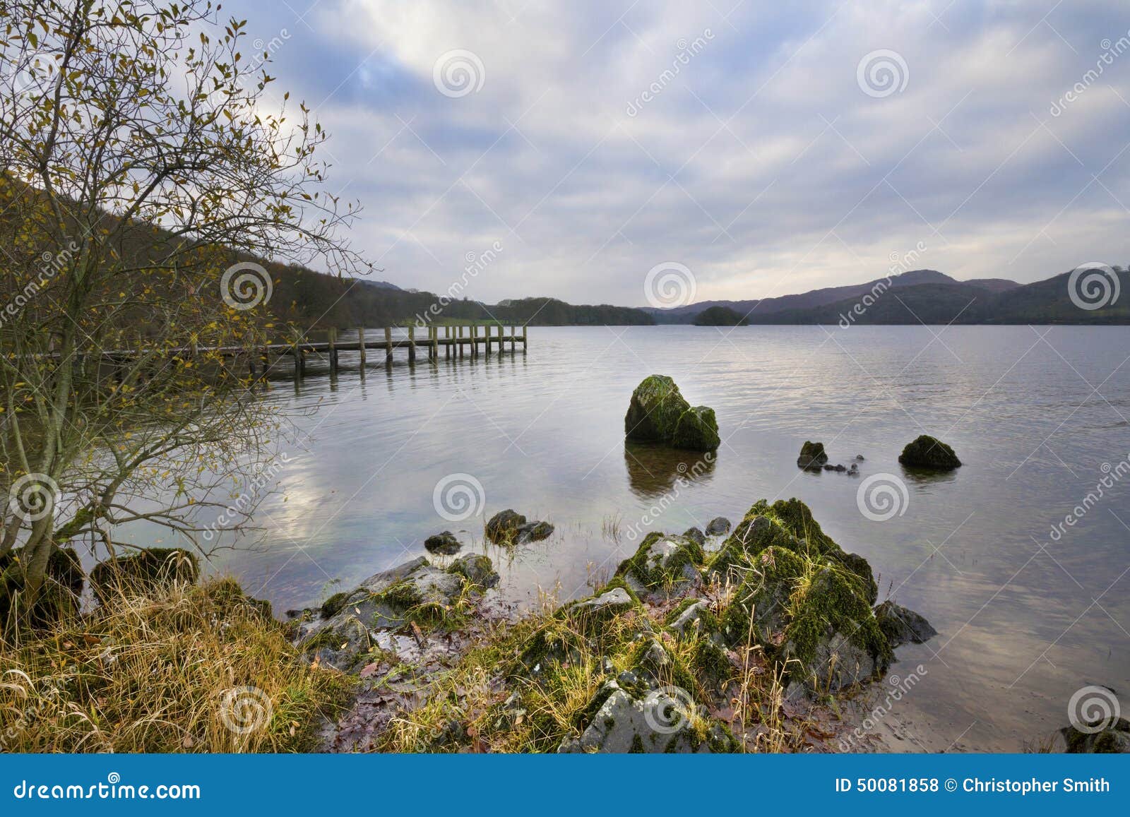 Coniston Water Lake District Cumbria Stock Photo - Image of idyllic ...