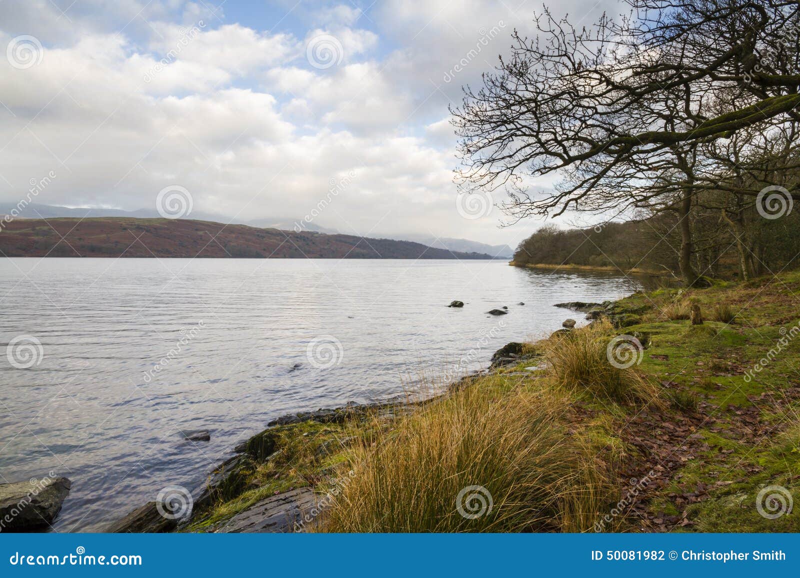 Coniston Water Lake District Cumbria Stock Photo - Image of hill ...