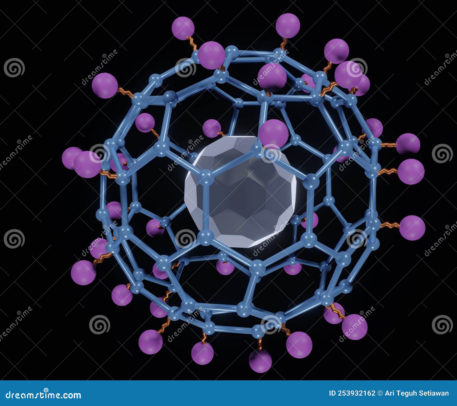 The Conjugation of Fullerene with Well-established Drug Molecules Stock ...