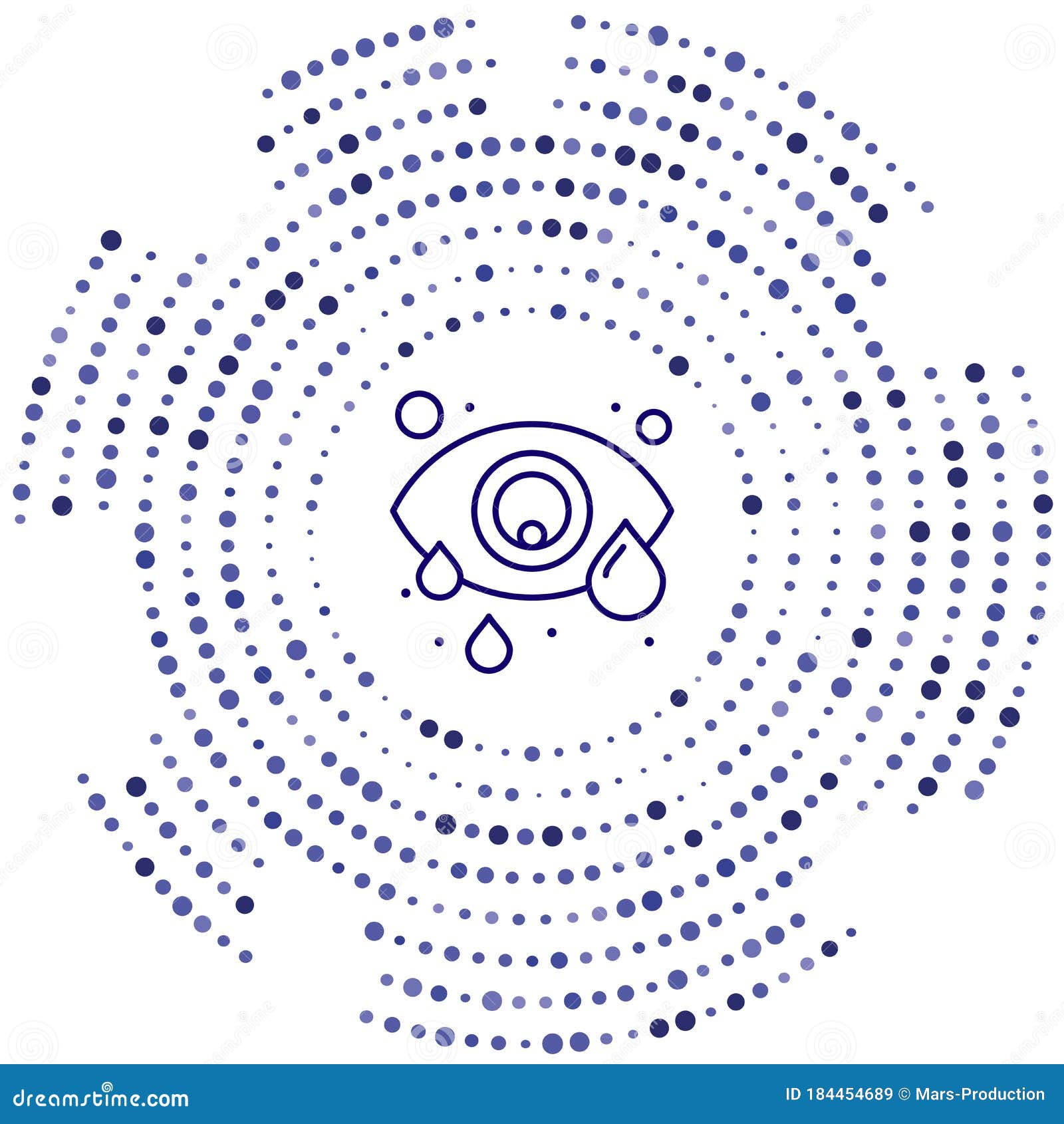 Conjunctivitis Vector Icon. Conjunctivitis Editable Stroke Stock Vector ...