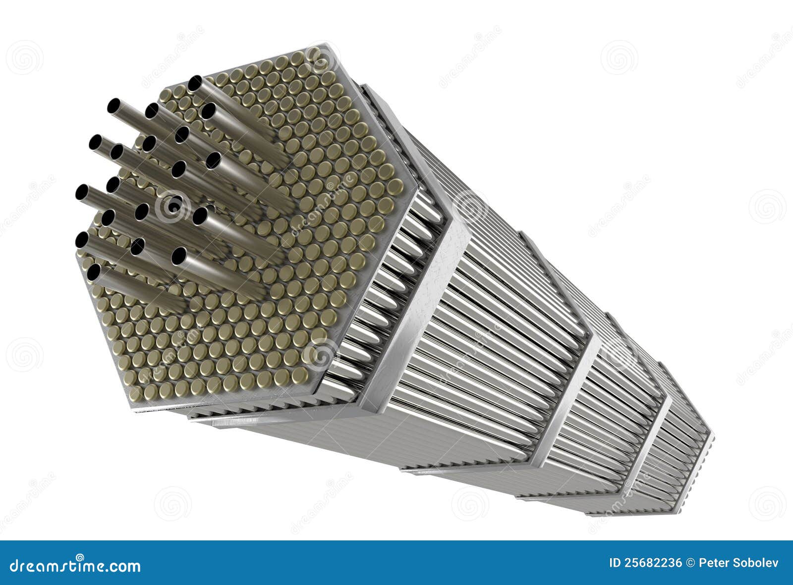 Conjunto De Combustível Nuclear Ilustração Stock - Ilustração de ...