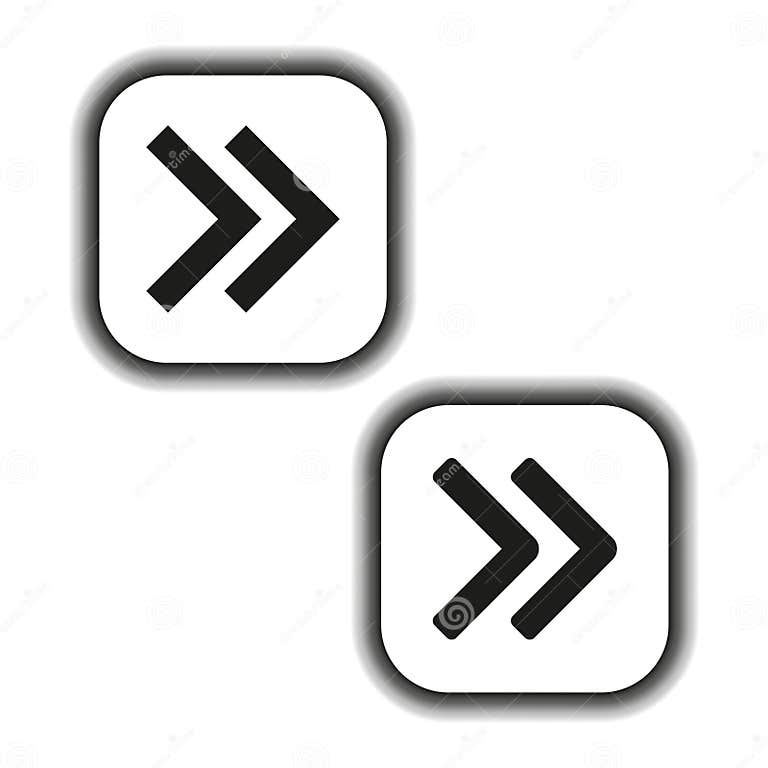 Conjunto De Flechas Negras Icono De Flecha Ilustración Vectorial