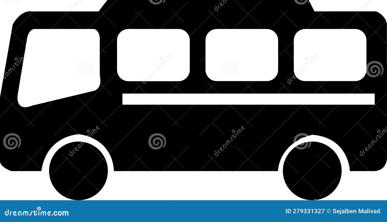 Conjunto De Iconos De Bus. Icono De Vector De Bus Ilustración del ...