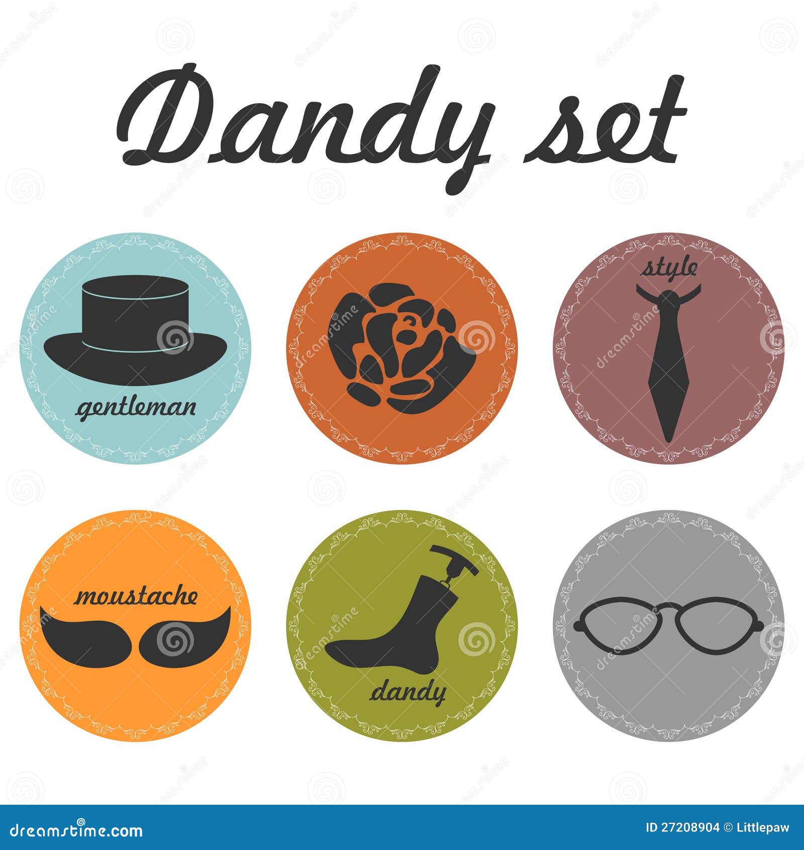 Conjunto De Iconos Excelentes Ilustración del Vector - Ilustración de ...