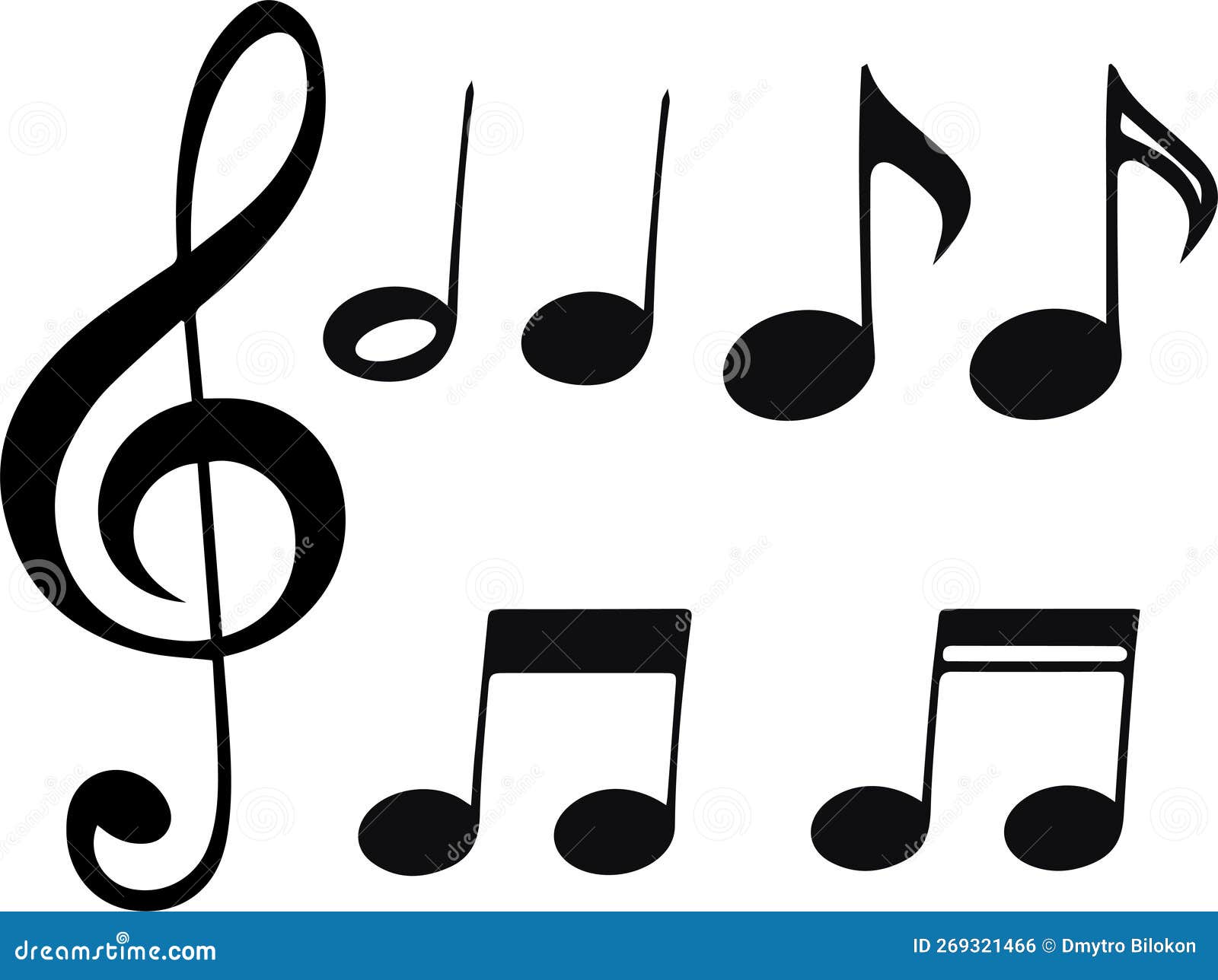 Conjunto De Iconos De Notas Vector Svg Ilustración del Vector ...