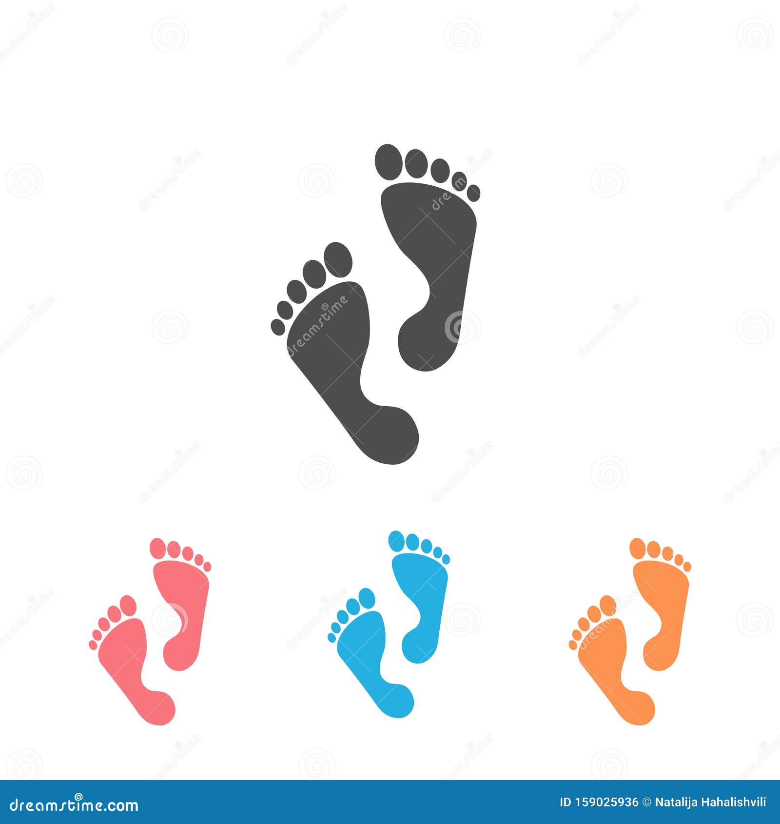 Conjunto De Iconos De Pasos. Vector Ilustración del Vector ...