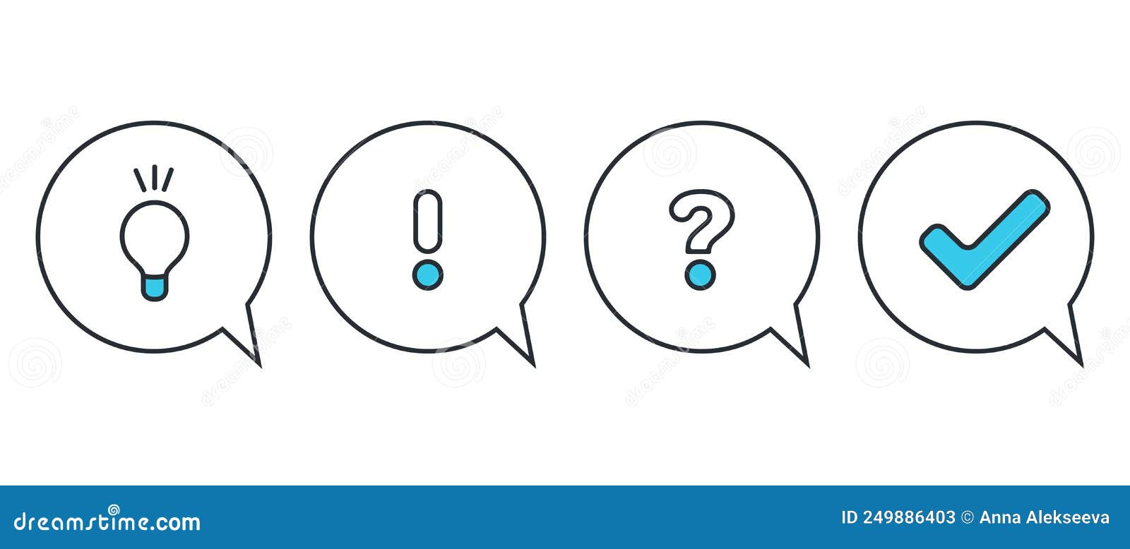 Conjunto De Iconos Vectoriales Simples Ilustración del Vector ...