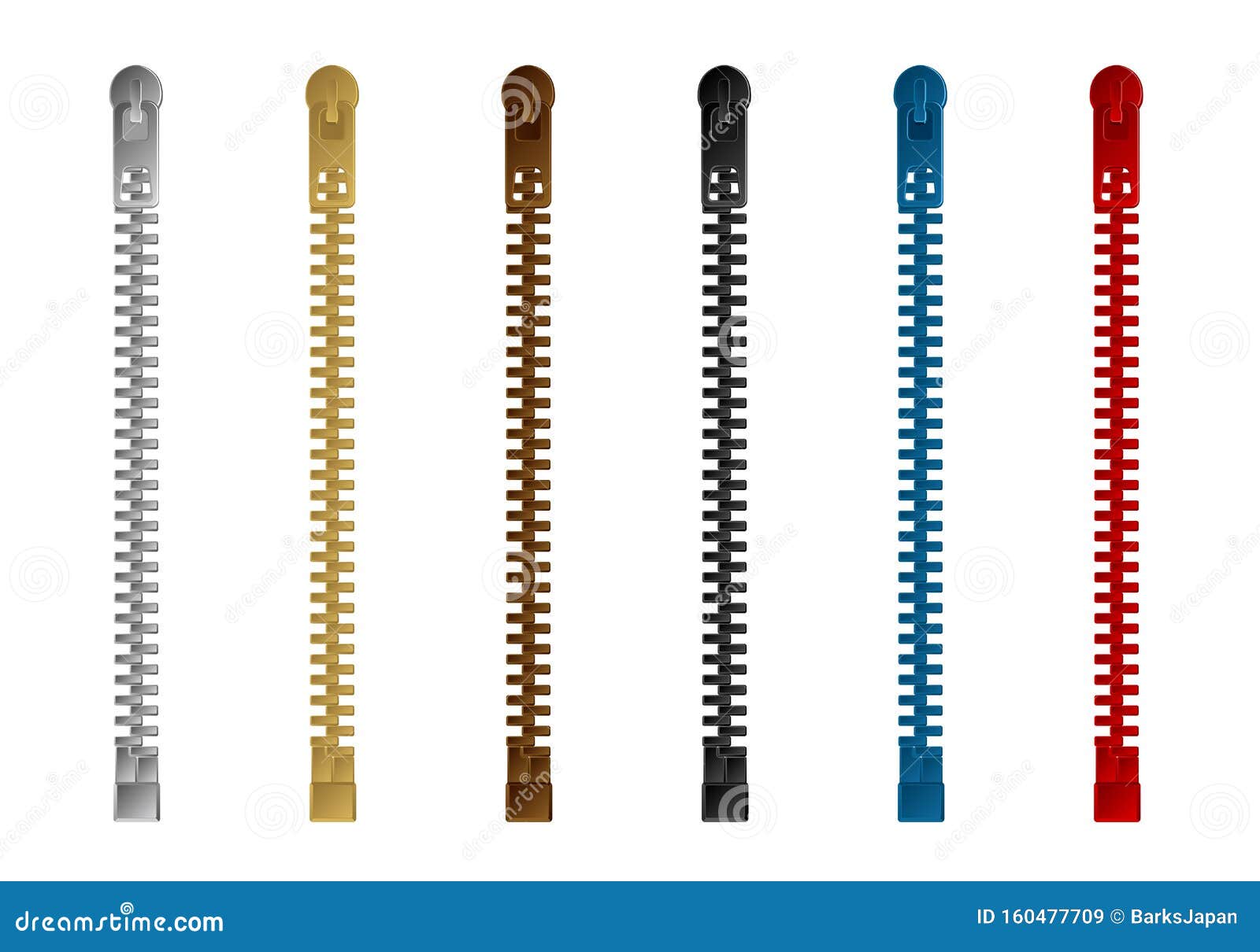 Conjunto De Ilustraciones Vectoriales De Cierre/variaciones De Color ...