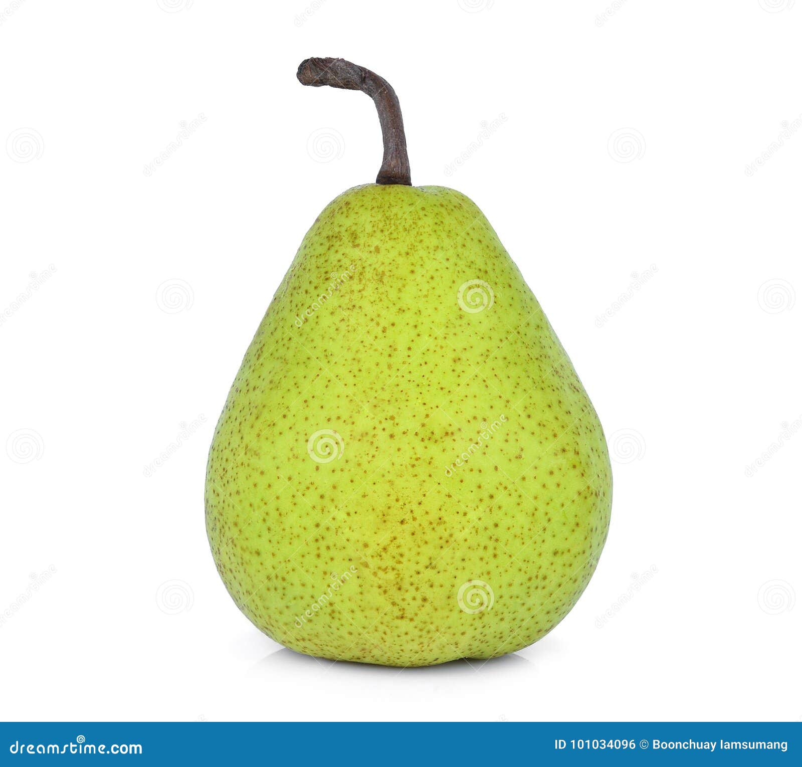 Conjunto De La Pera Verde Del Packham Aislada En Blanco Foto de archivo ...