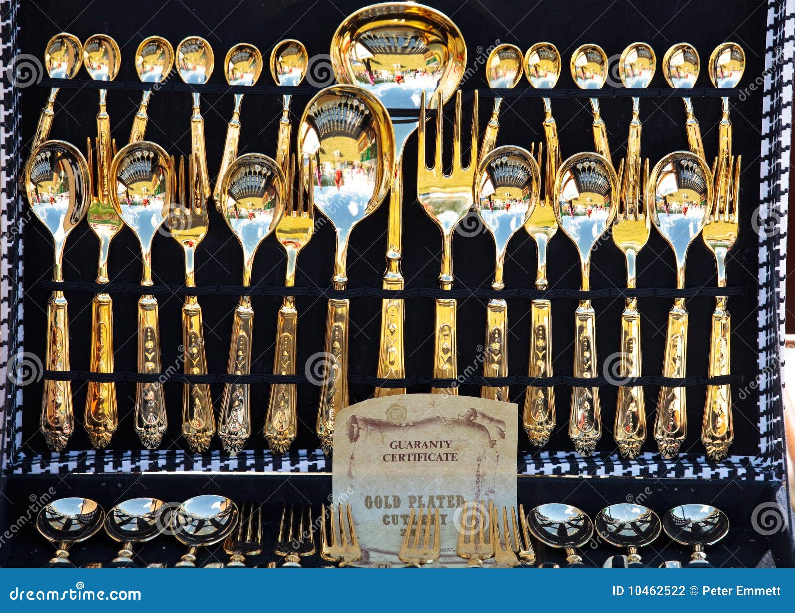 Conjunto De Oro De La Comida Campestre Foto de archivo - Imagen de ...