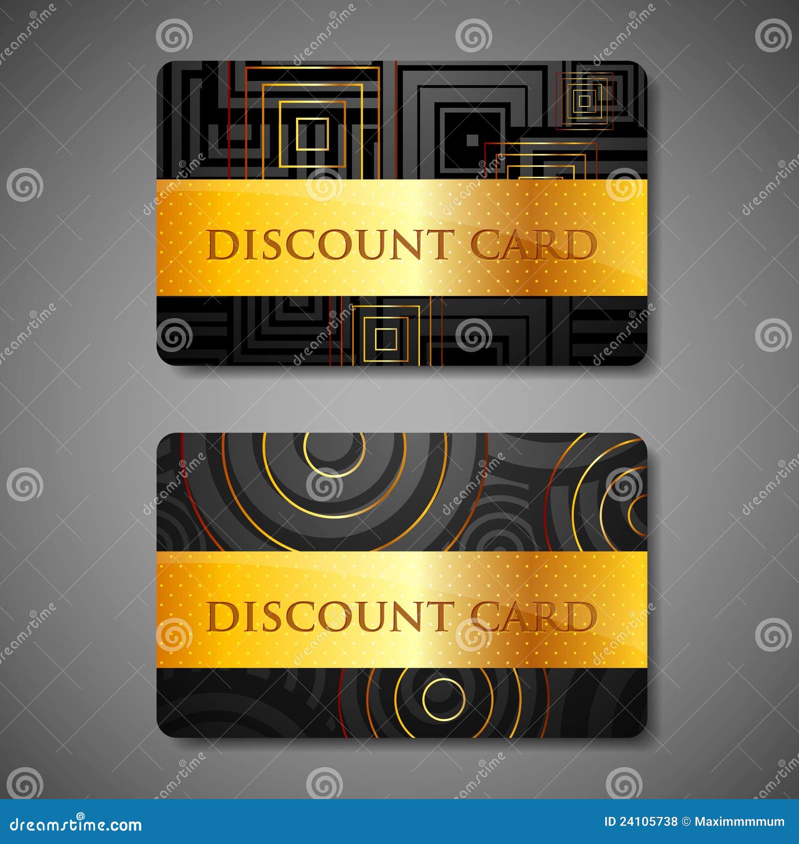 Conjunto De Tarjetas Del Descuento Stock de ilustración - Ilustración ...