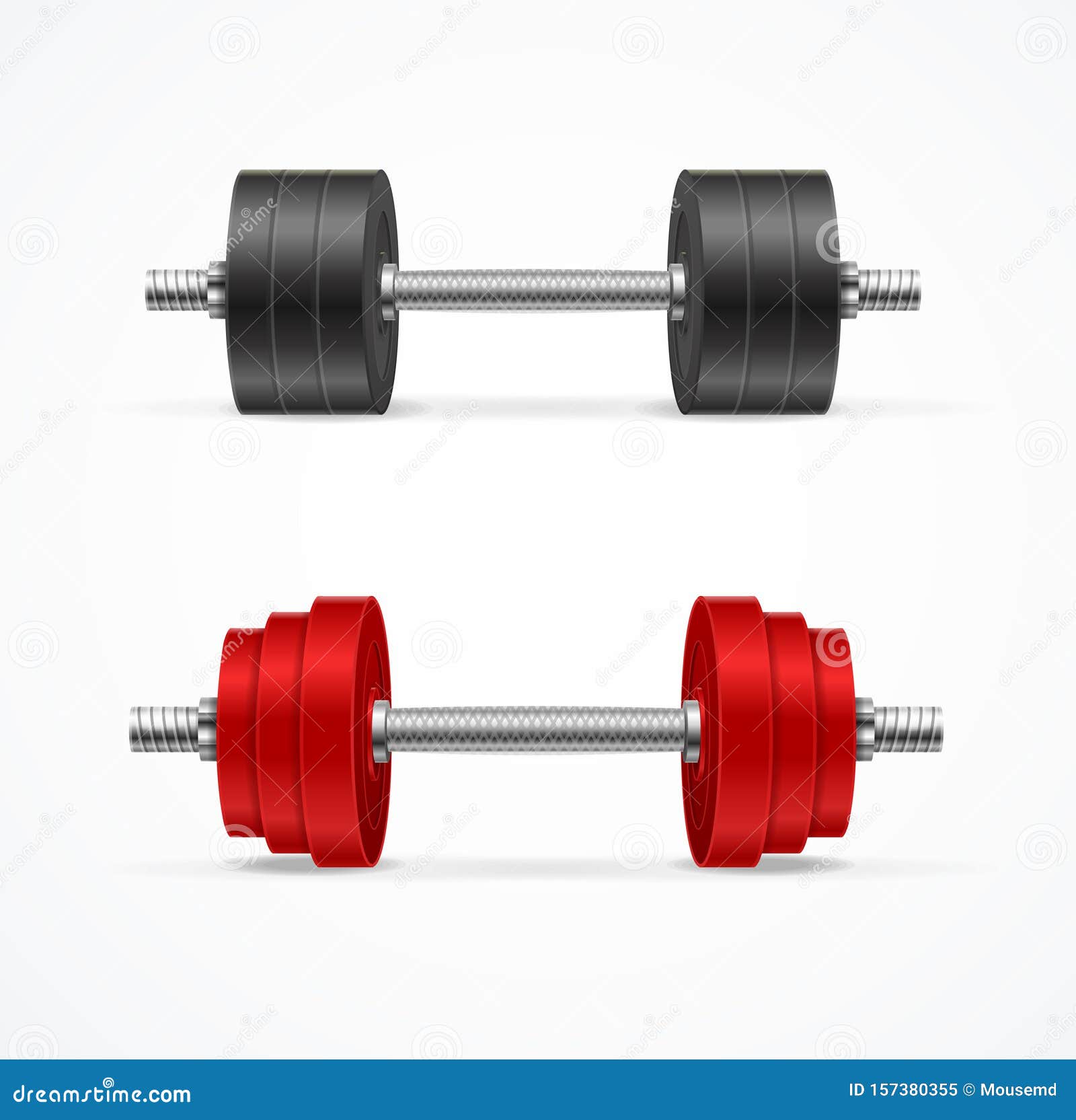 Conjunto De Timbre Detallado Y Realista. Vector Ilustración del Vector ...