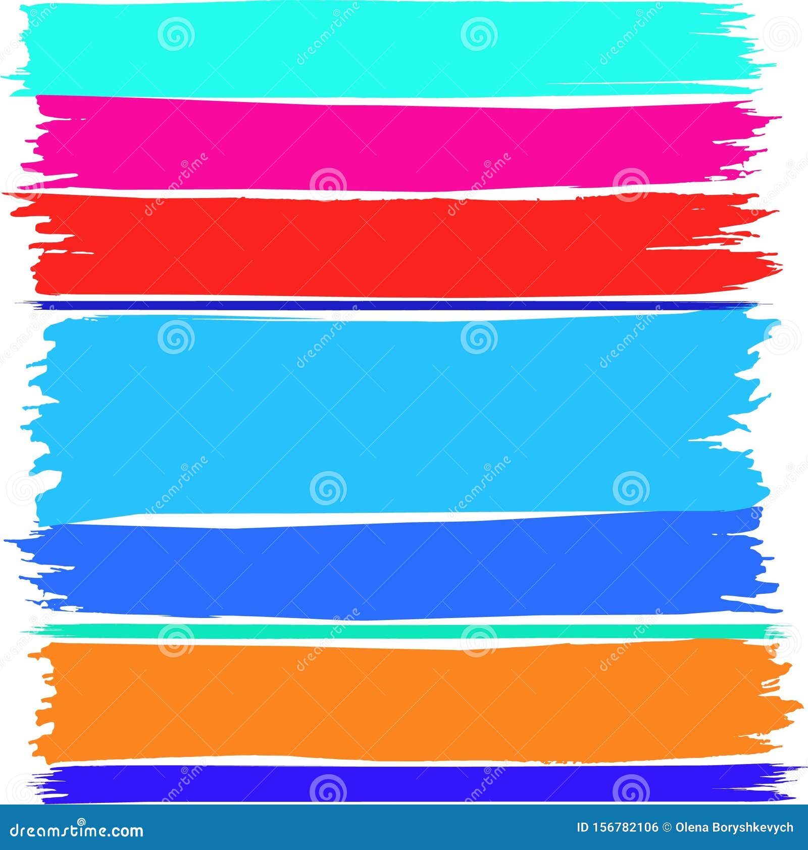 Conjunto De Tiras De Colores Stock de ilustración - Ilustración de ...