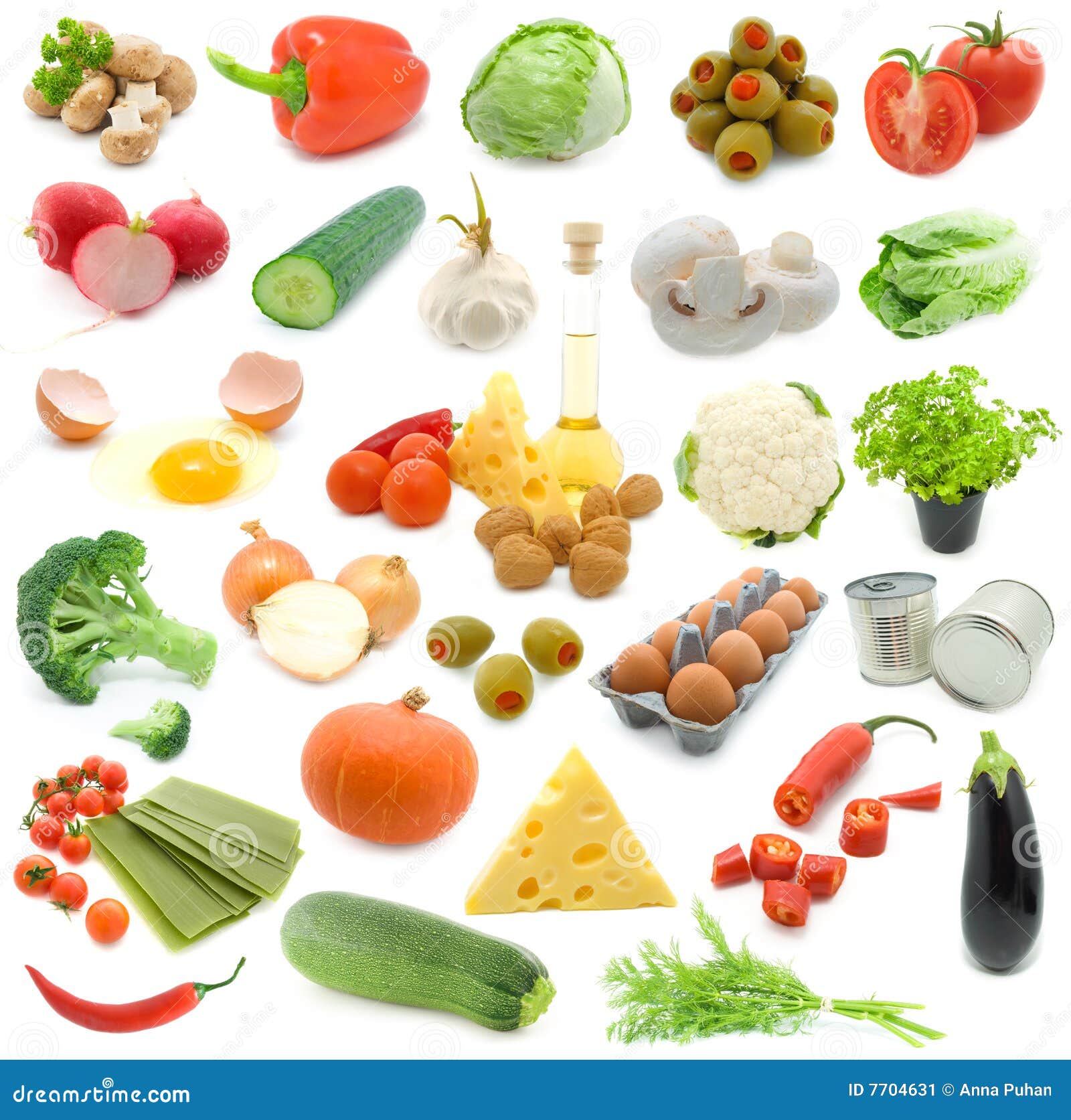 Conjunto De Verduras Frescas Imagen de archivo - Imagen de vegetariano ...