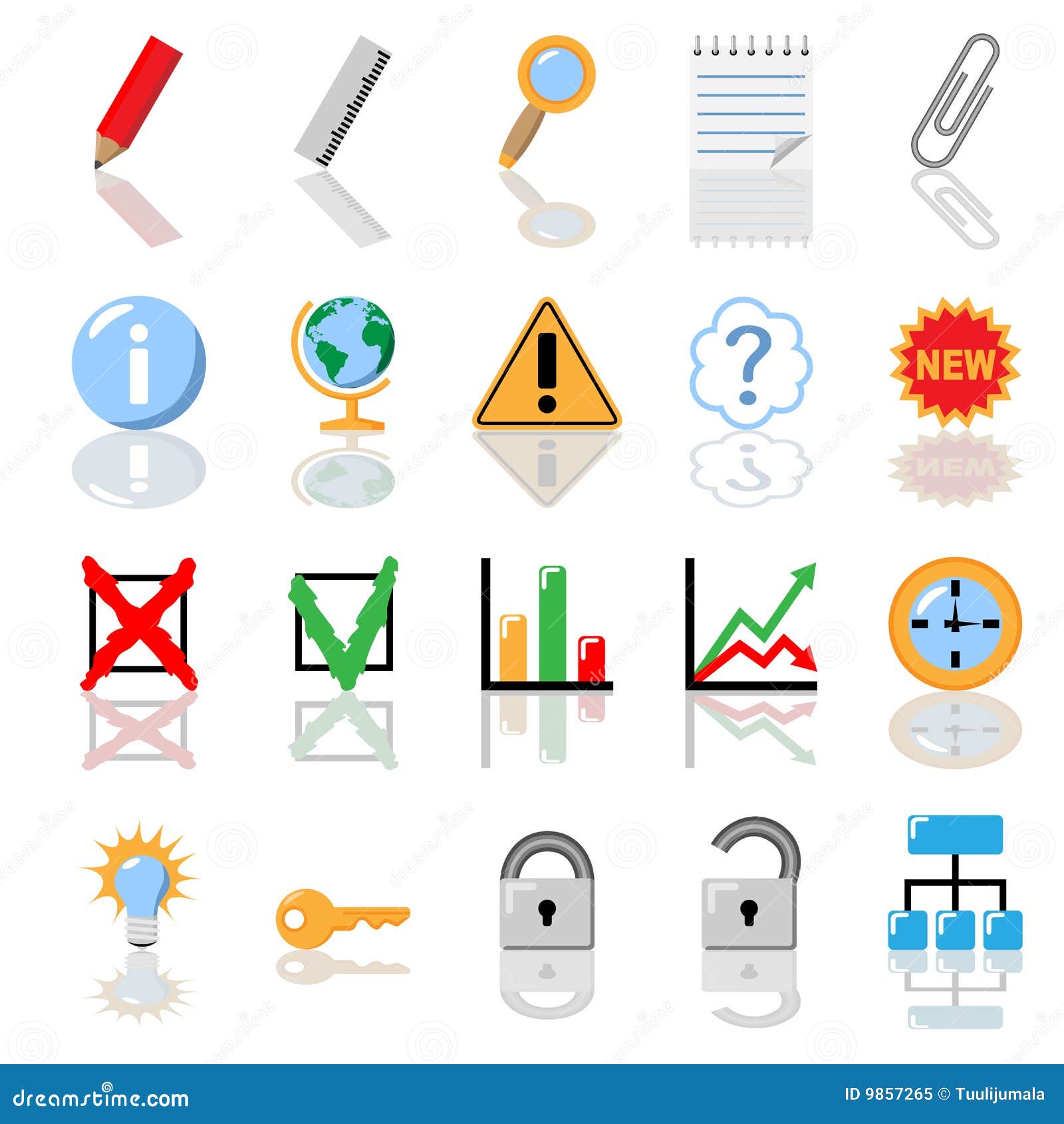 Conjunto Del Icono Del Libro De Textos Ilustración del Vector ...