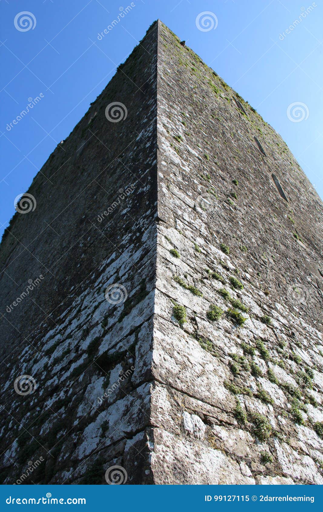 View from Conna castle stock image. Image of building - 99127115