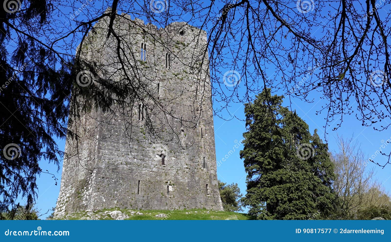 Conna-Schloss Conna-Grafschaft Cork Ireland Stockbild - Bild von irisch ...