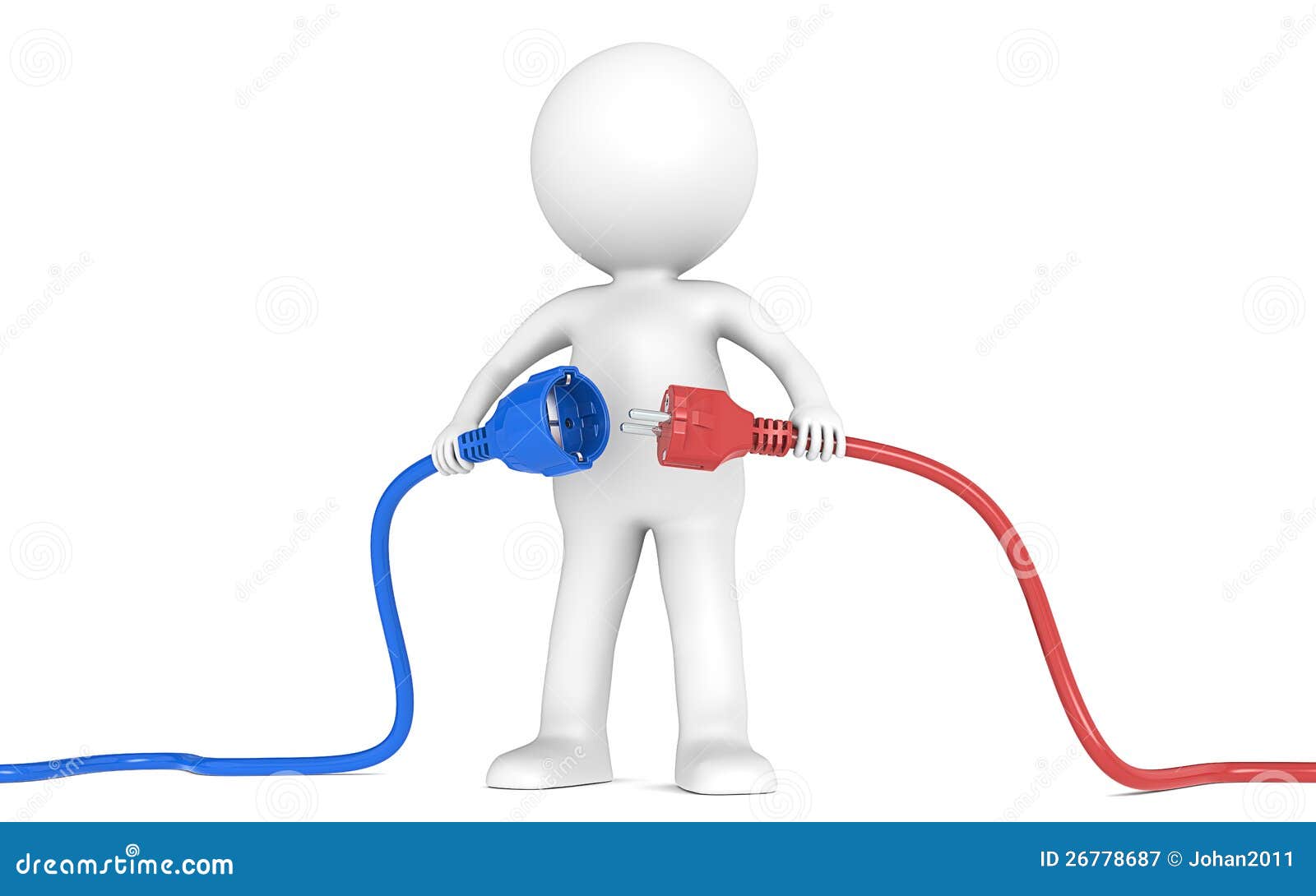 Two Toon Men Connect Two Puzzle Pieces. Concept Of Business Solution ...