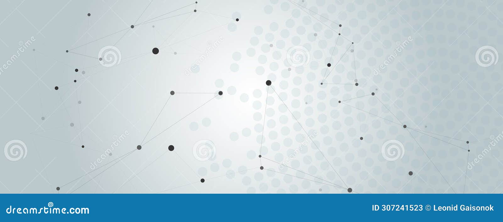 Connect Background with Line and Dots. Technical Network Design Stock ...