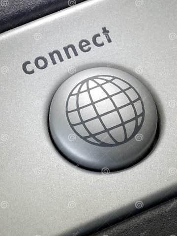 Connect button 2 stock photo. Image of computer, grey, connect - 538052