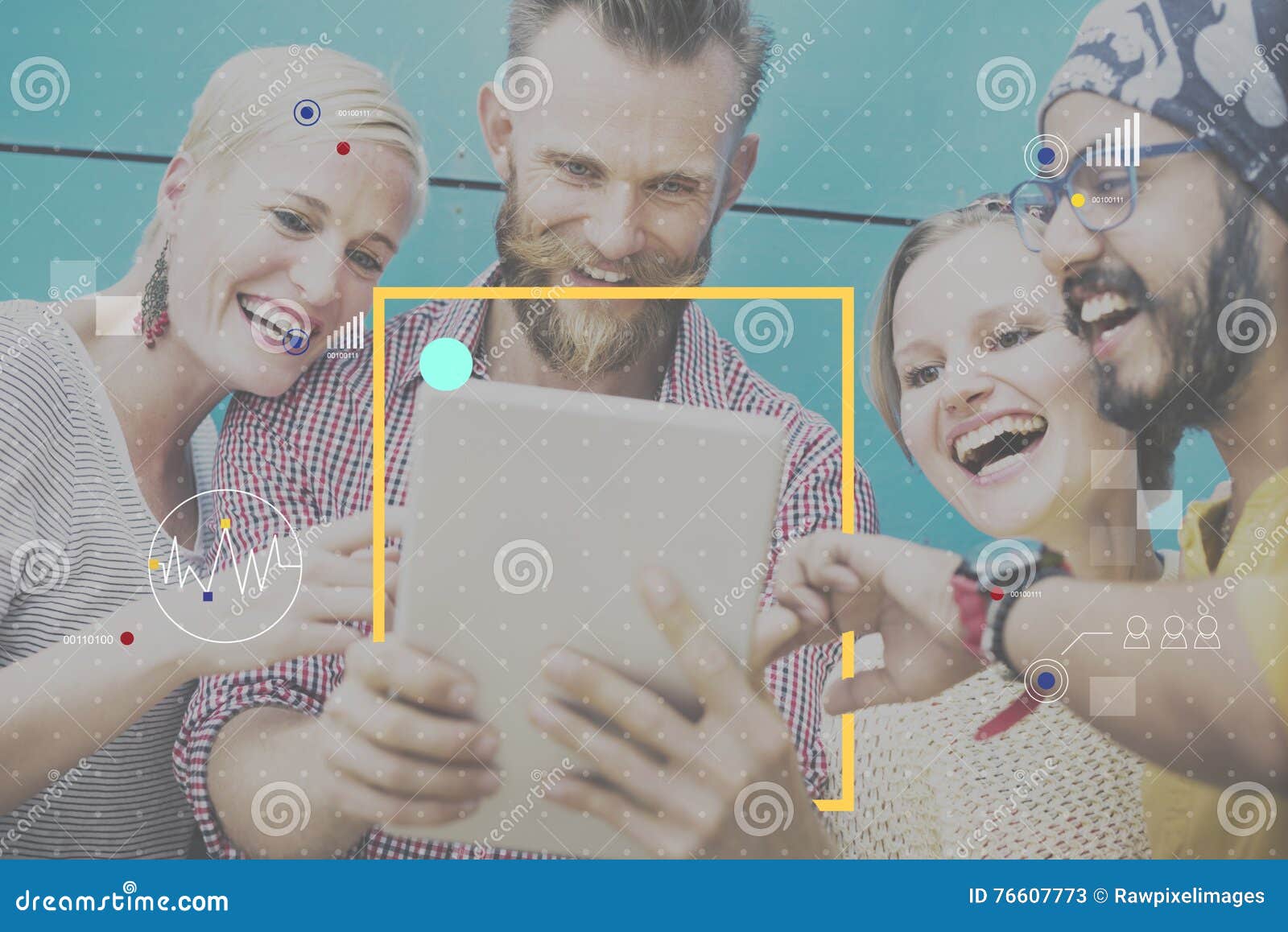 Connect Communication Technology Internet Lifestyle Concept Stock Image ...