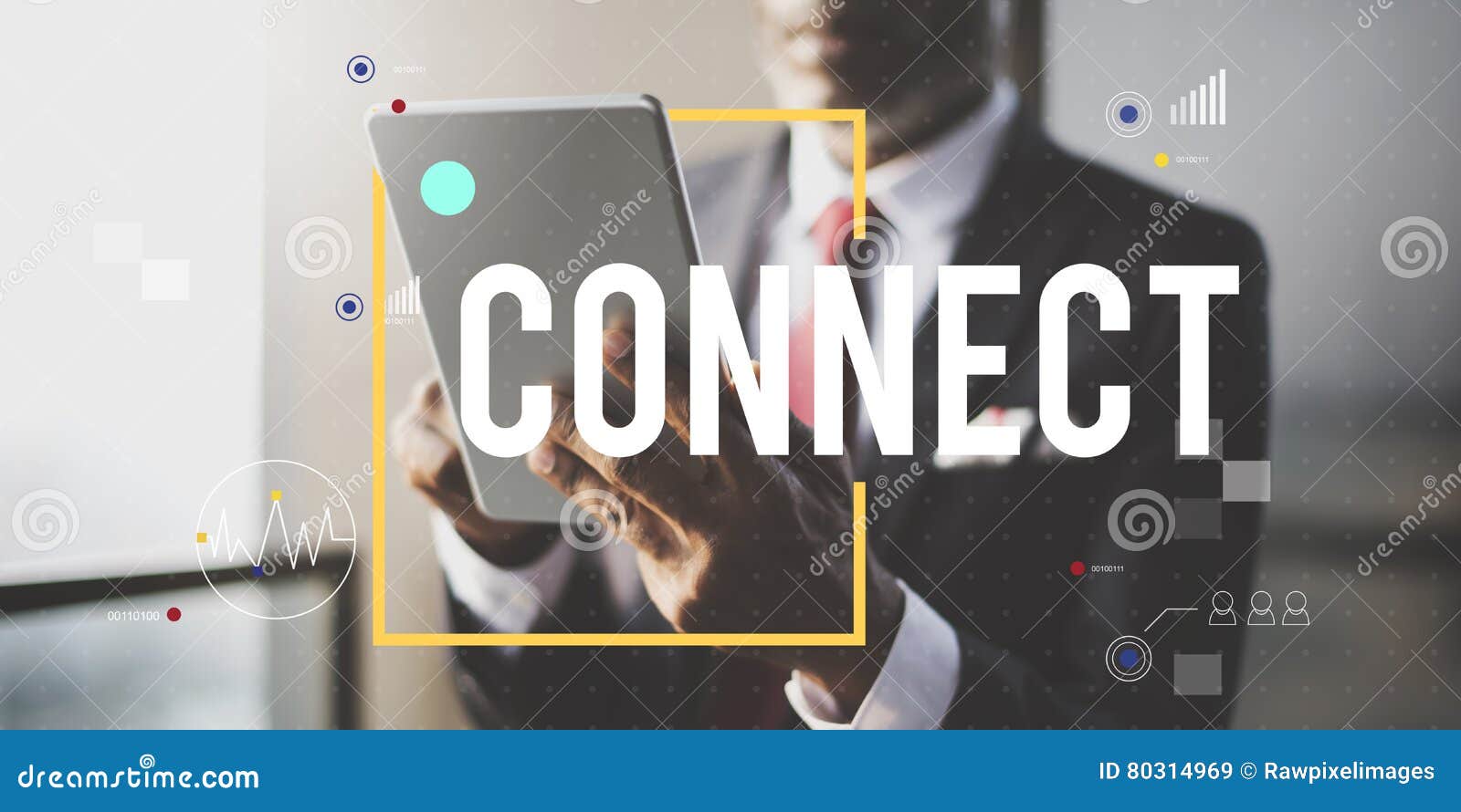 Connect Communication Technology Internet Lifestyle Concept Stock Image ...