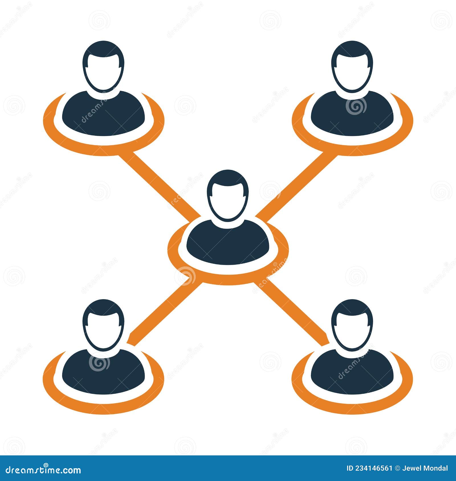 Connect, Community, Social System, User Connections Icon. Editable ...