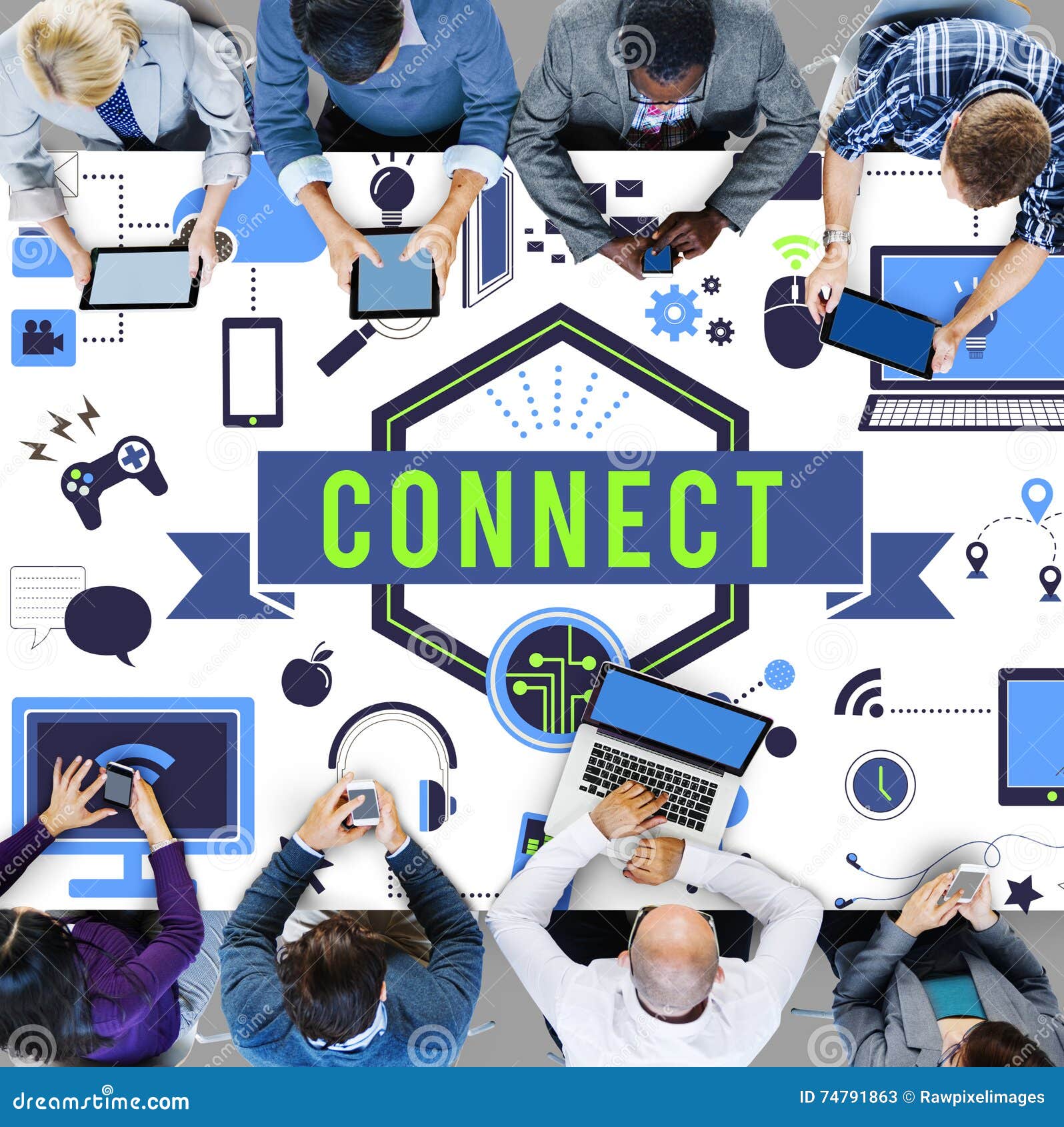 Connect Connection Communication Network Media Concept Stock ... Connect Connection Communication Network Media Concept Stock ...
