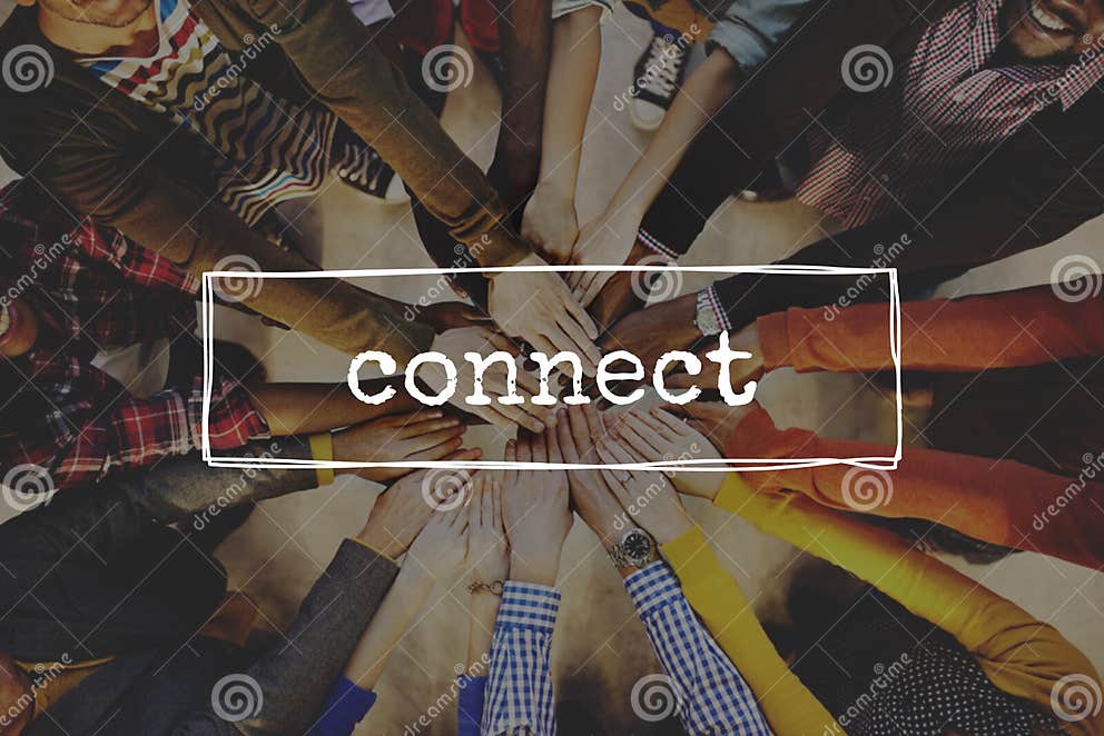 Connect Connection Connected Together Concept Stock Photo - Image of ...