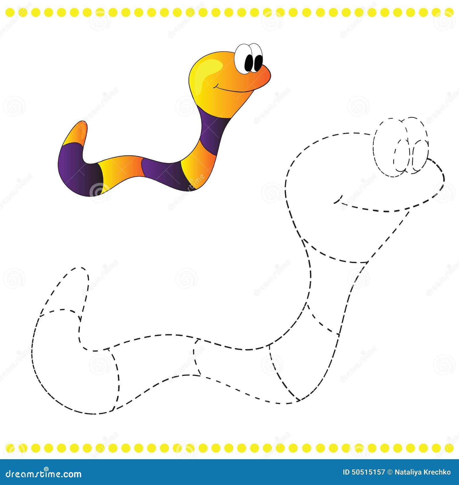 Connect The Dots And Coloring Page Cartoon Vector | CartoonDealer.com ...