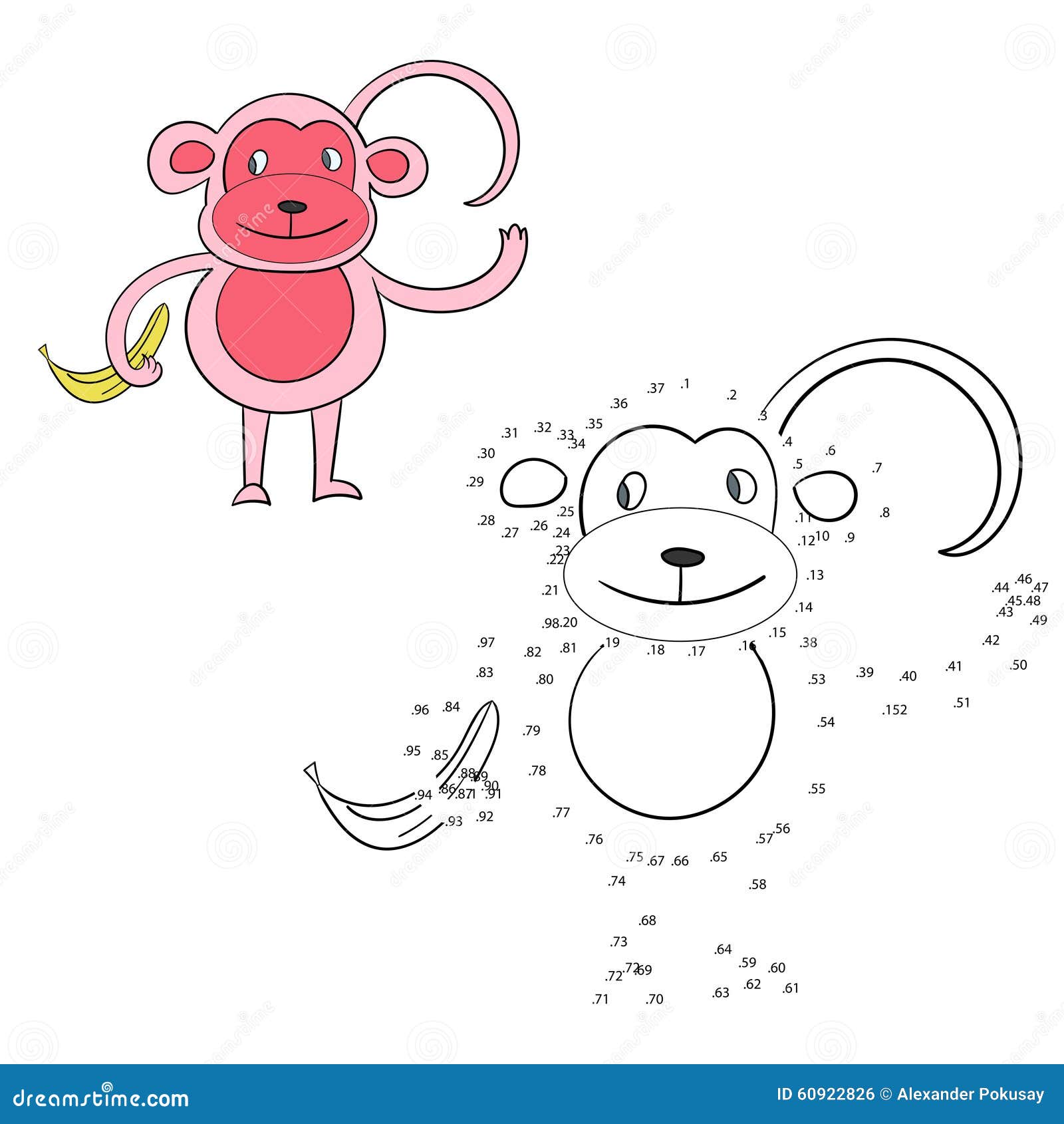 Monkey Doodle Vector | CartoonDealer.com #71507574