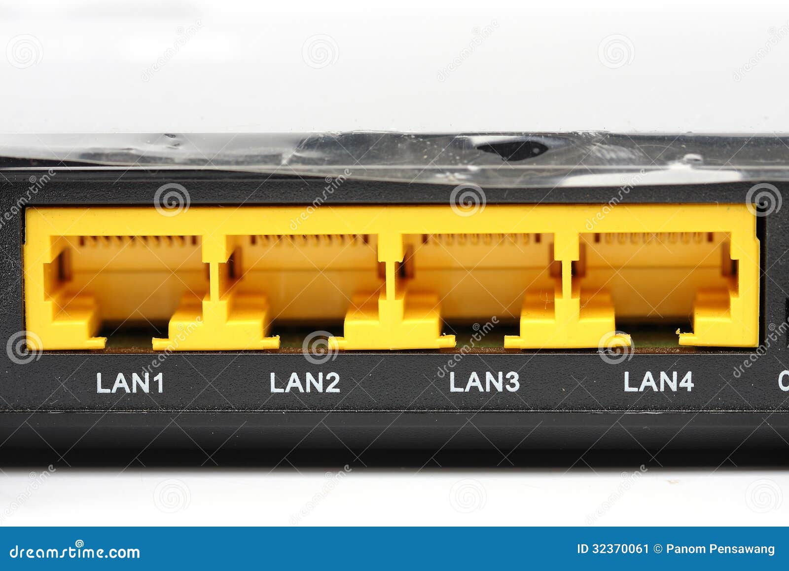 Connect the ethernet port stock image. Image of broadband - 32370061