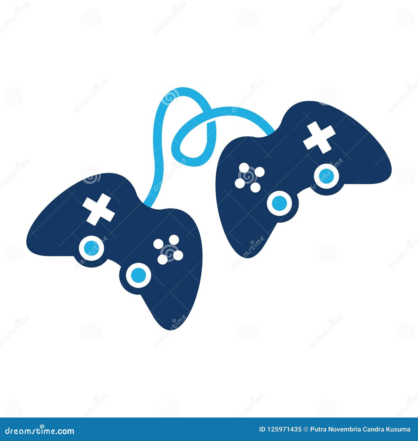 Connect Game Logo Icon Design Stock Vector - Illustration of controller ...