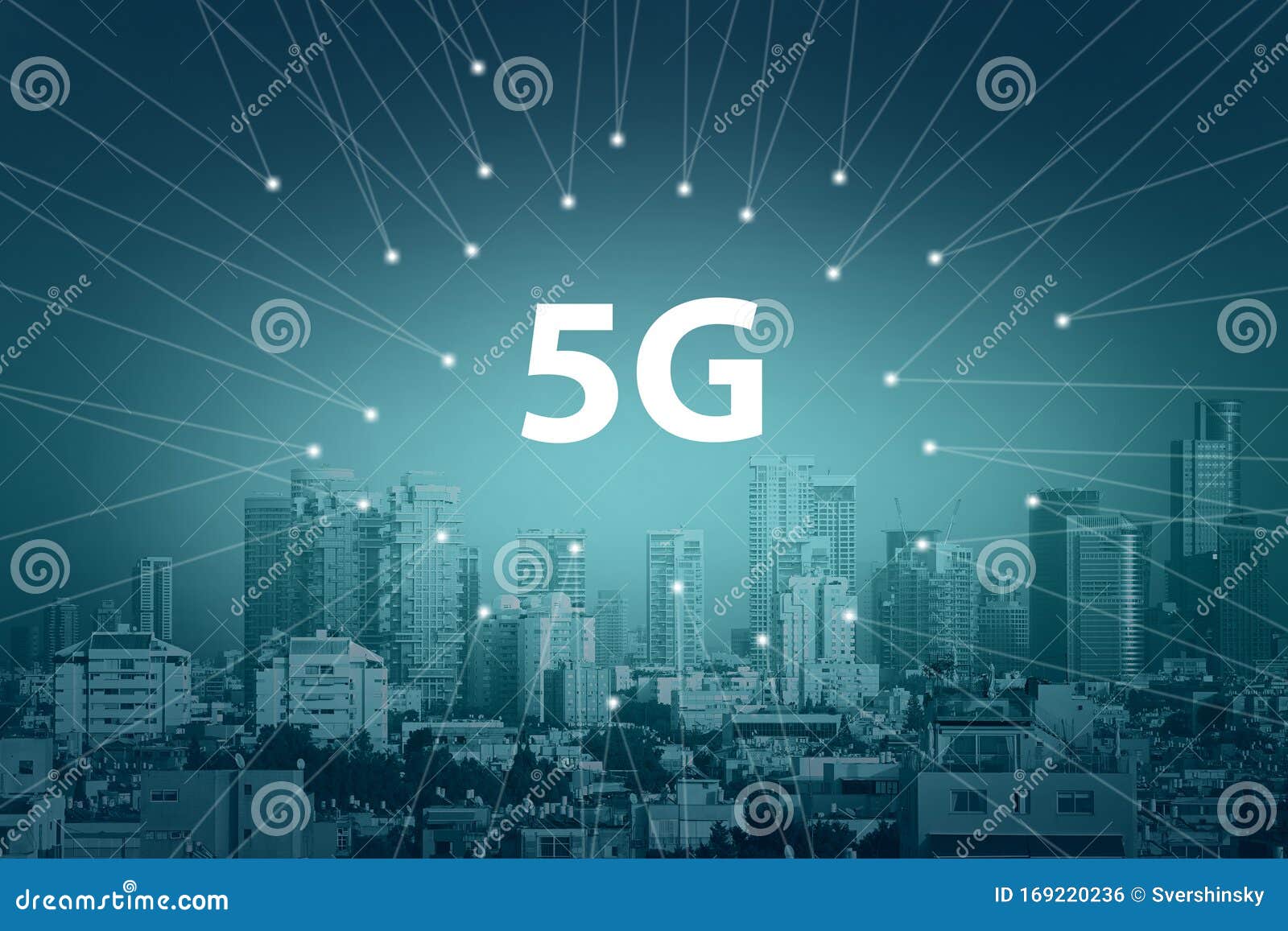 Connect Global Wireless Devices. Wireless Communication Network Concept ...