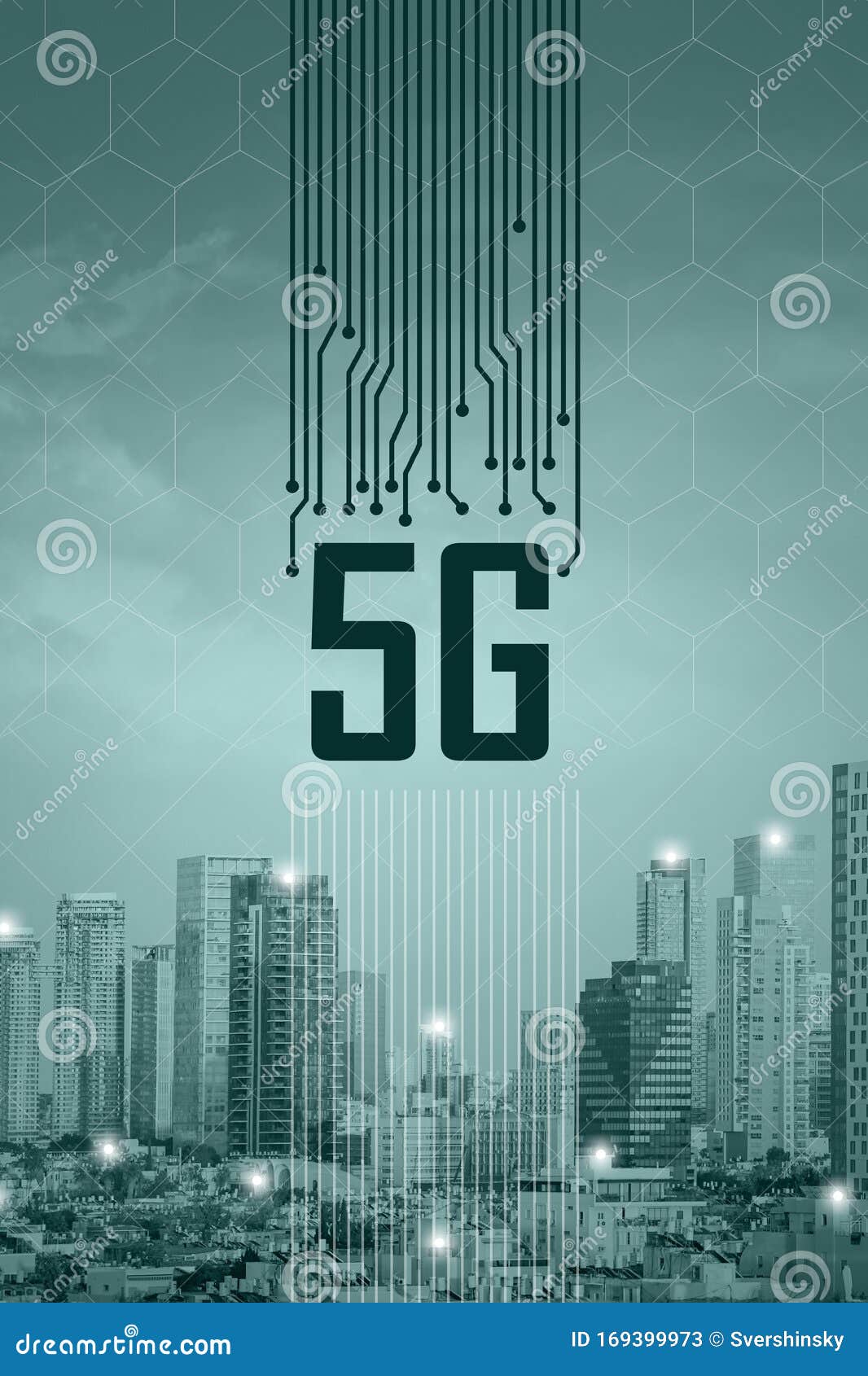 Connect Global Wireless Devices. Wireless Communication Network Concept ...