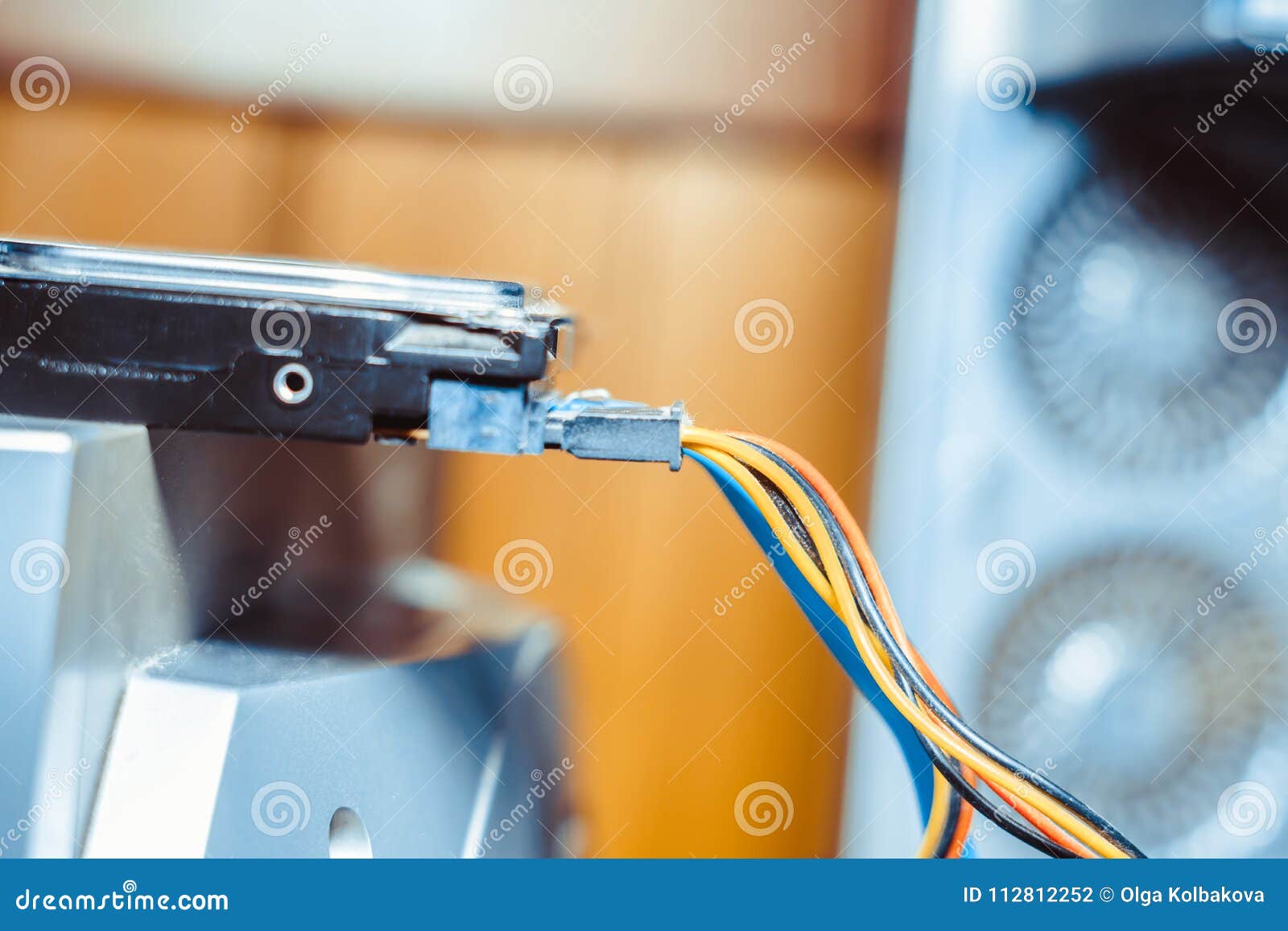 Connect the hard disk stock photo. Image of business - 112812252