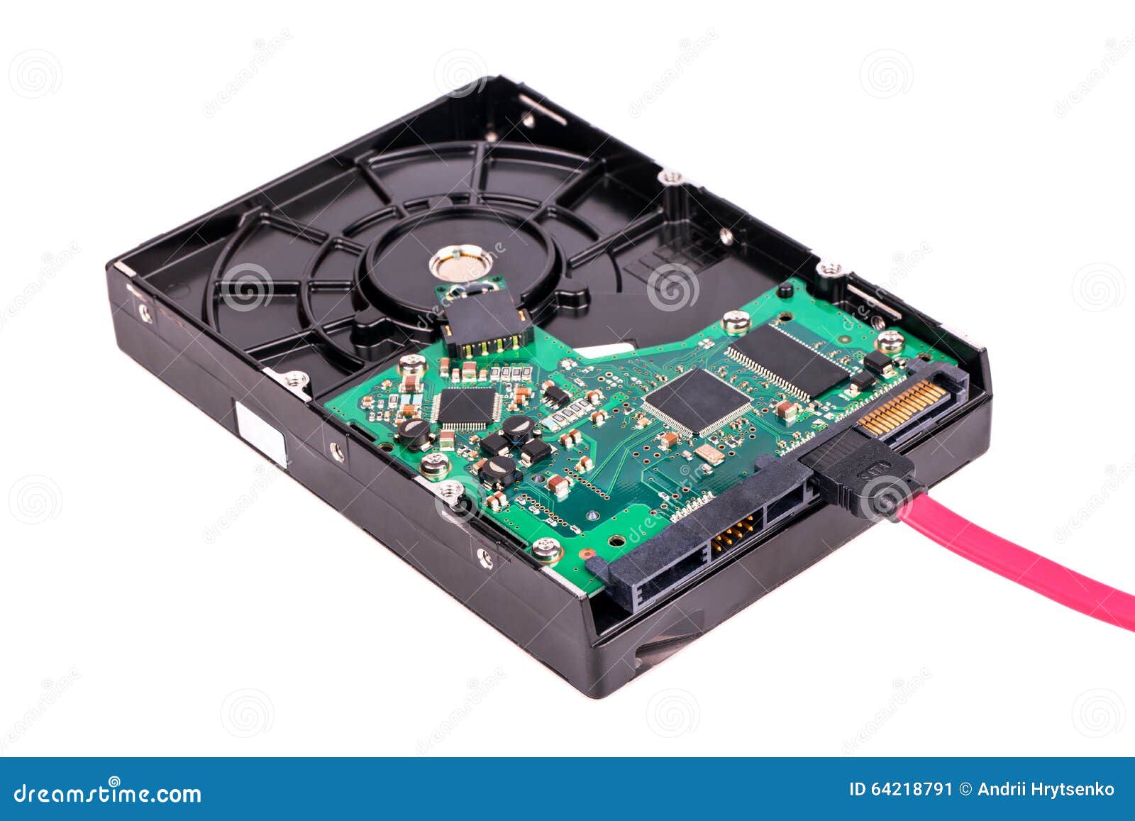 Connect an HDD stock image. Image of file, black, compartment - 64218791