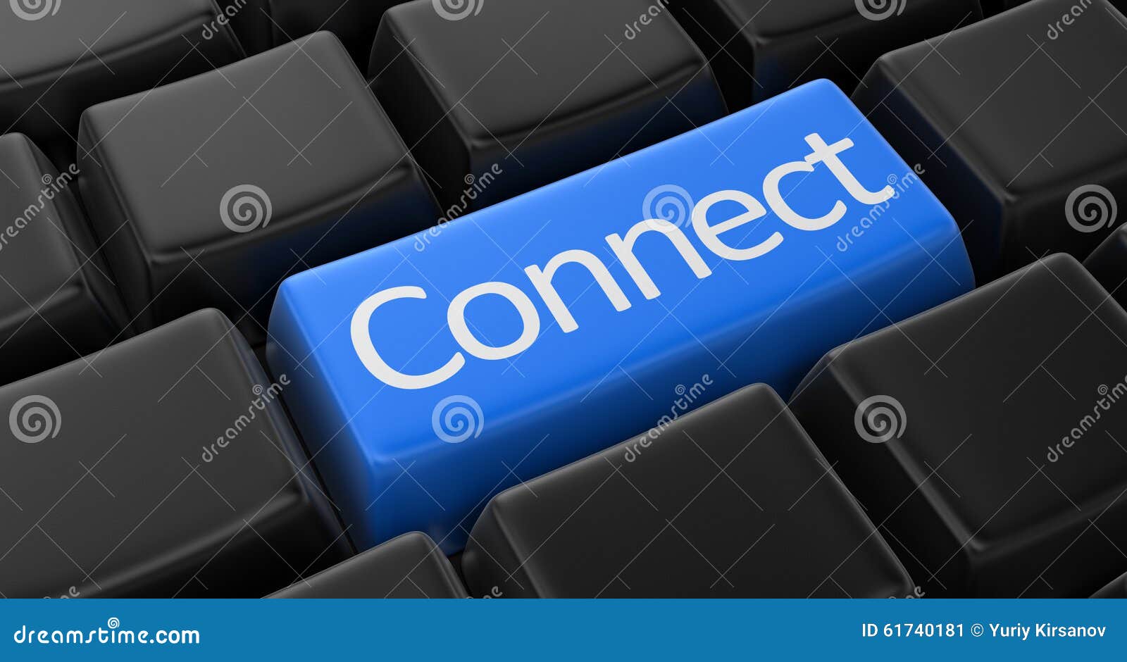 Connect key concept stock illustration. Illustration of laptop - 61740181