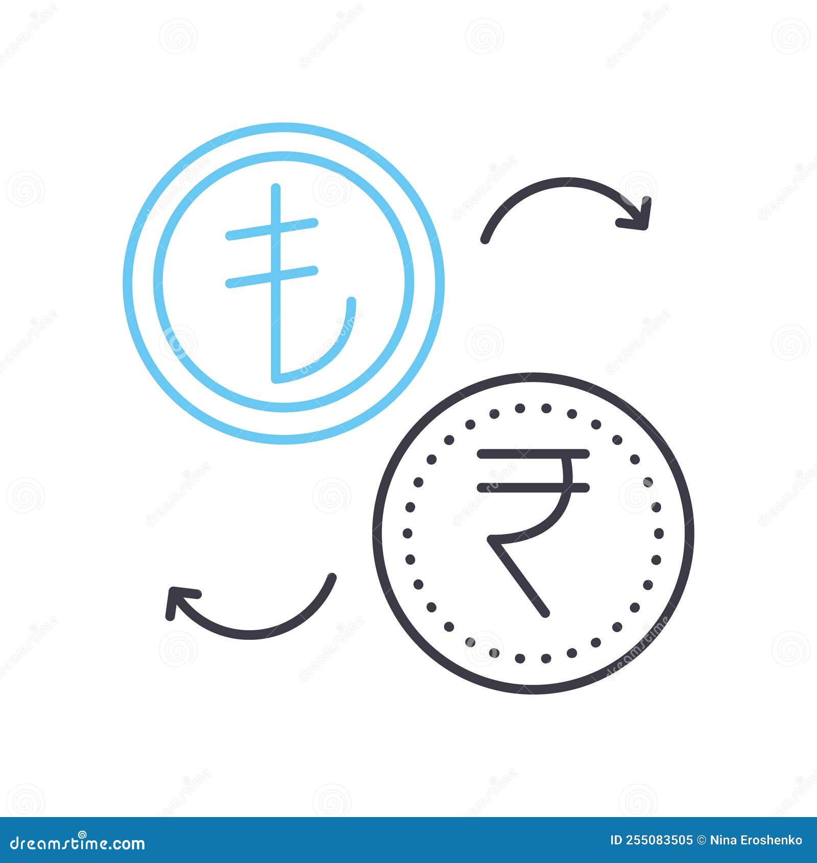 Connect Line Icon, Outline Symbol, Vector Illustration, Concept Sign ...