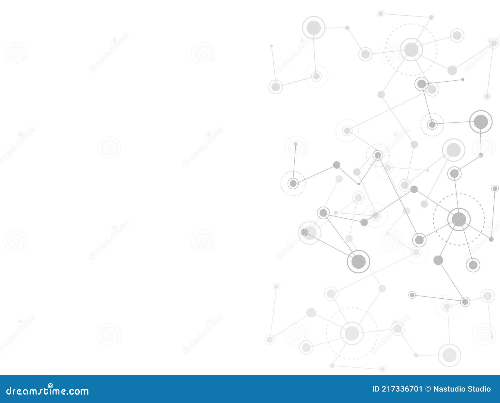 Connect Lines and Dots. Banner Template for Technology Stock Vector ...
