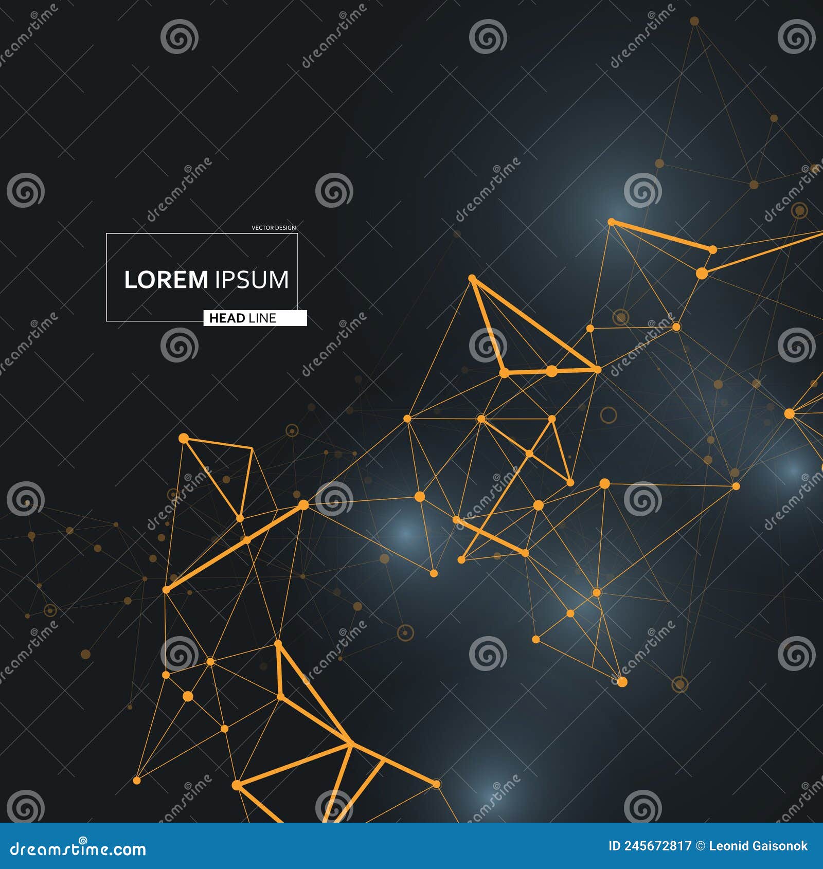 Connect Lines in Modern Style. Communication Symbol Background. Vector ...